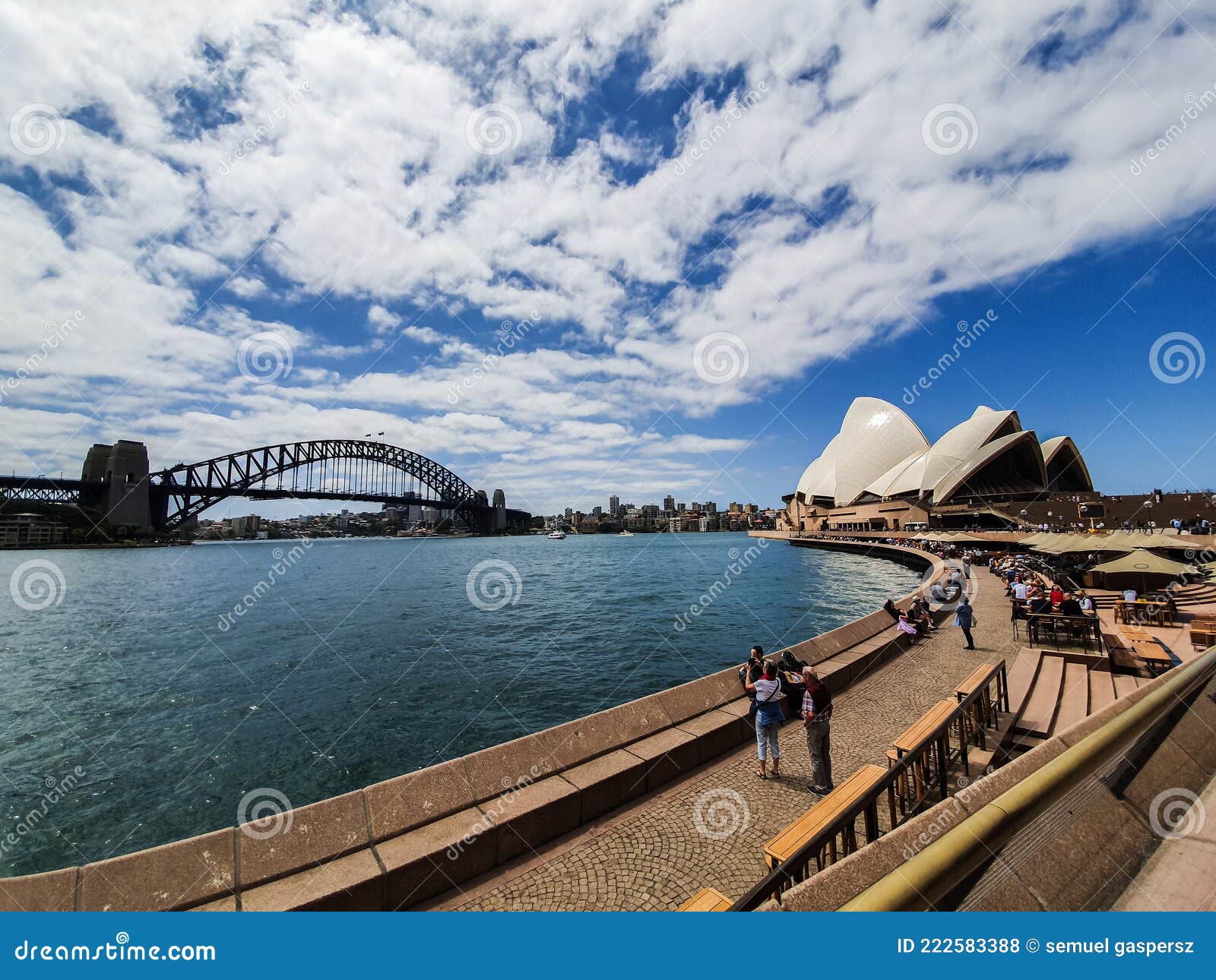 The Iconic Landmark of Sydney Stock Photo - Image of reflection ...
