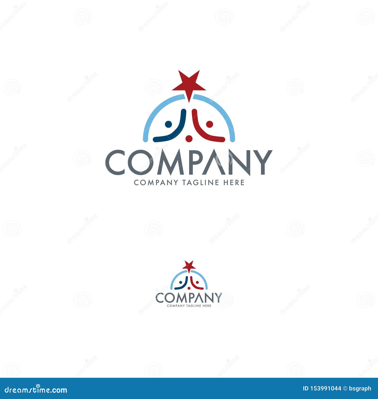 Abstract Human Logo Design Template Stock Vector - Illustration of ...