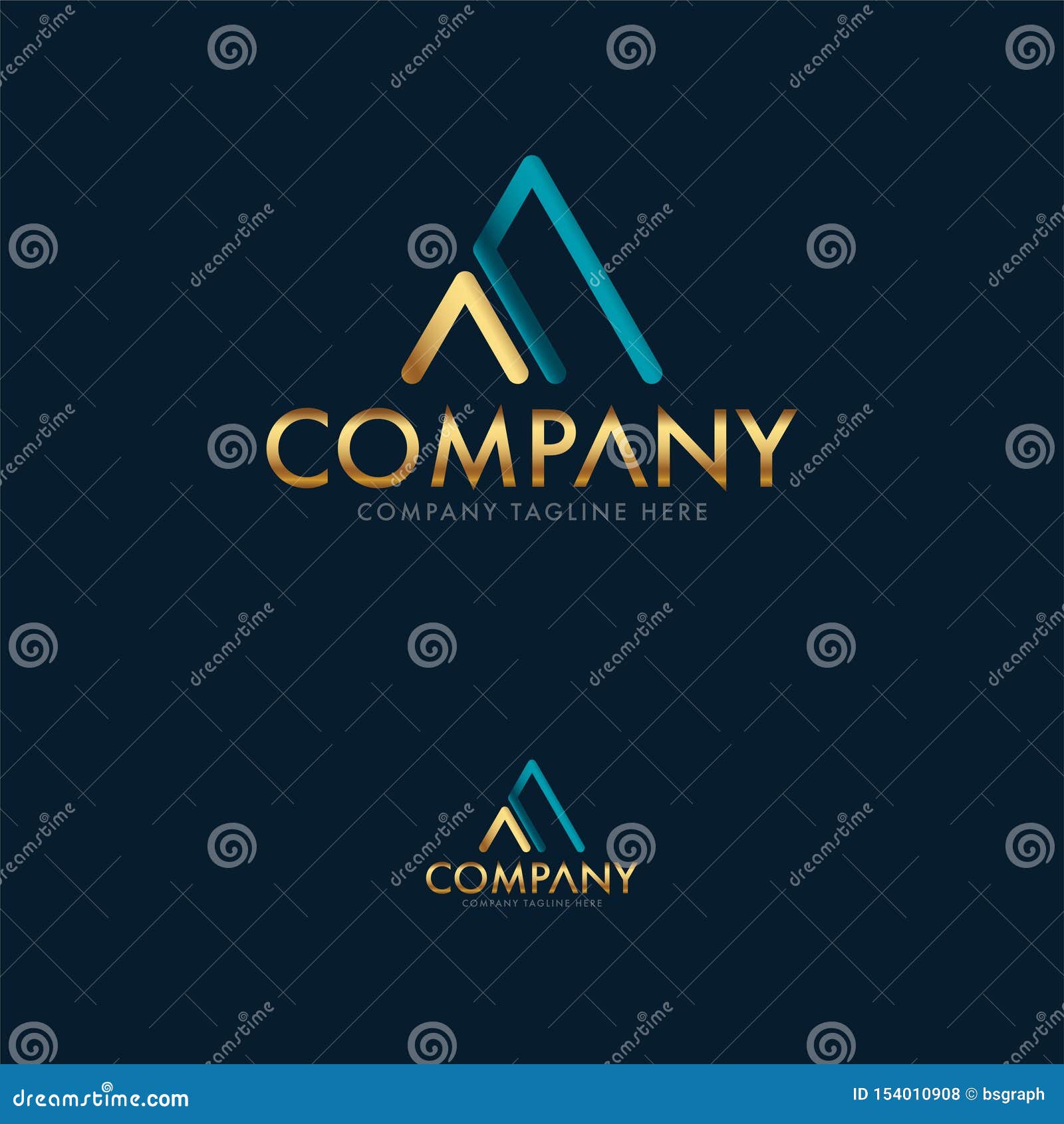 Creative Letter AA Logo Design Template Stock Vector - Illustration of ...