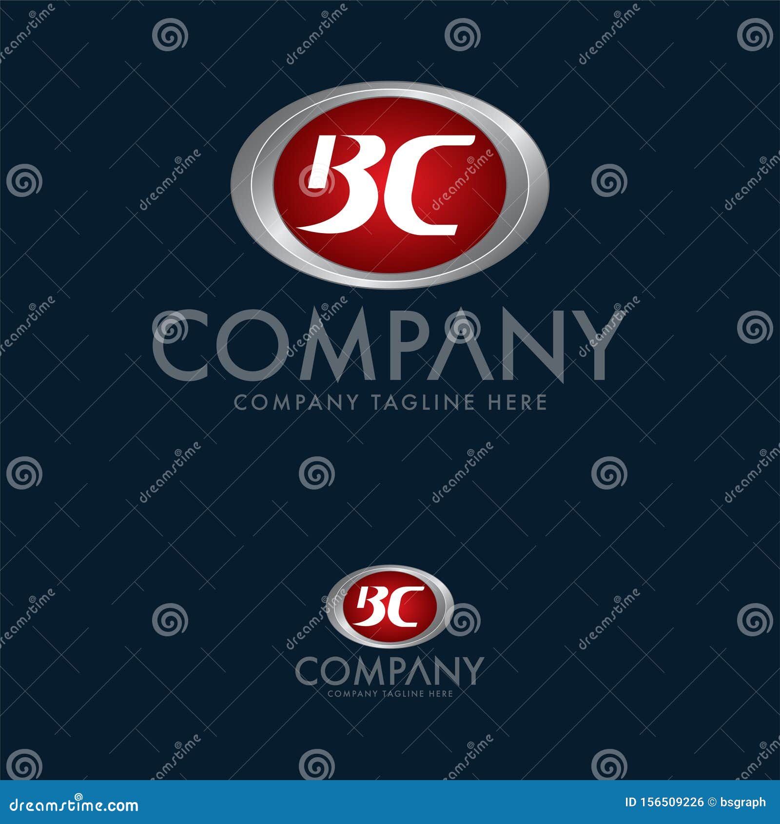 Creative Letter BC Logo Design Template Stock Illustration ...