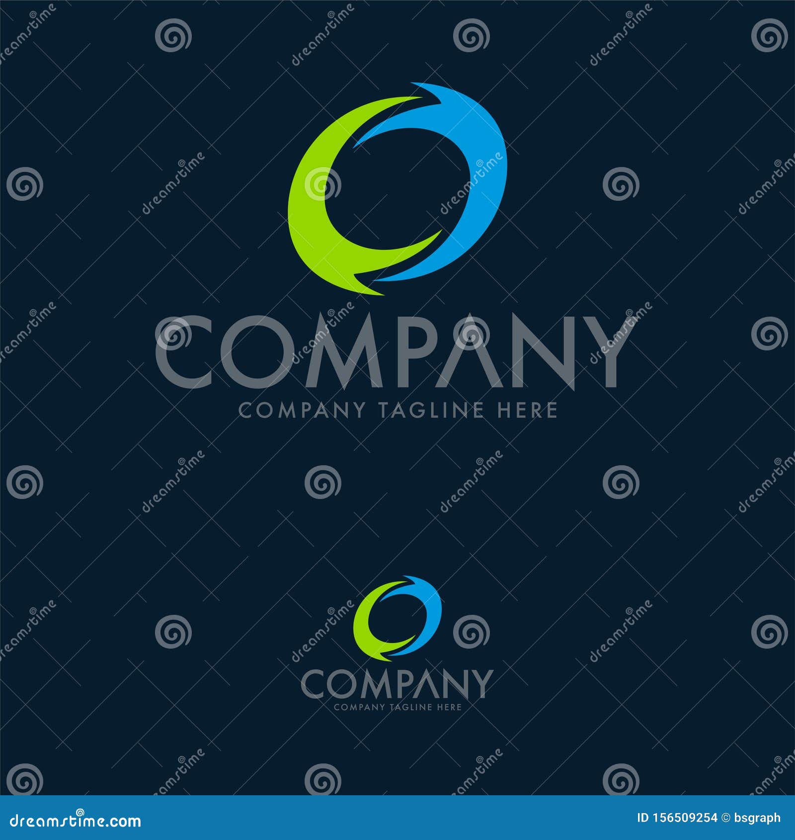 Creative Recycle Logo Design Template Stock Illustration - Illustration ...