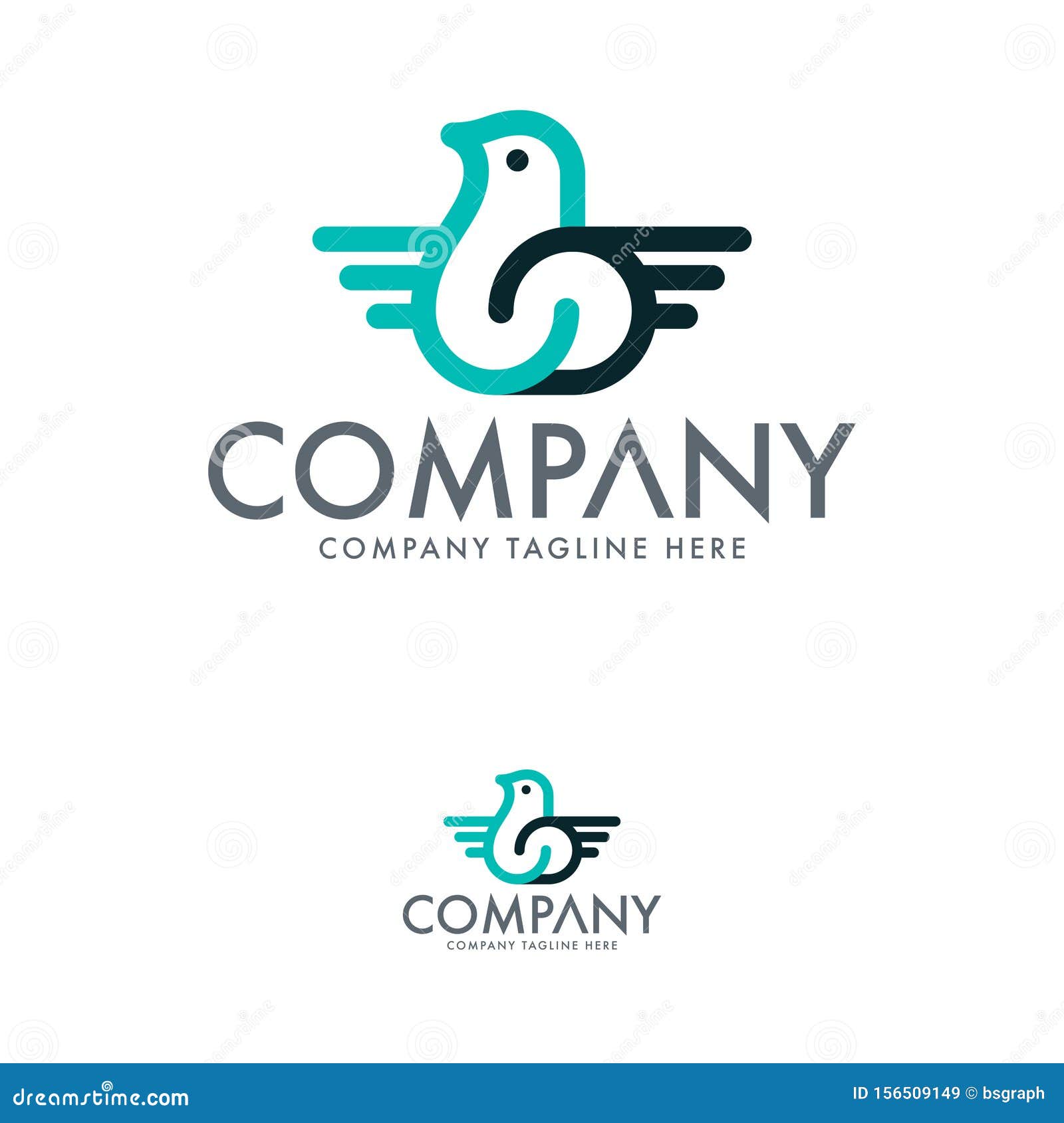 Technology Bird Logo Design Template Stock Illustration - Illustration ...