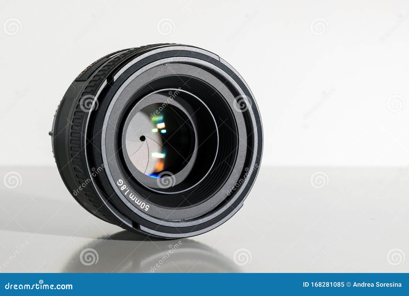 The iconic 50 mm lens stock image. Image of lens, nifty - 168281085