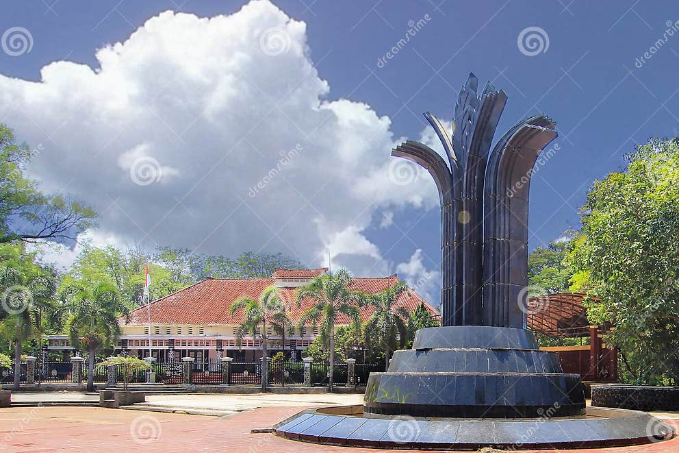The Iconic Monument of the City of Subang, West Java Stock Photo ...