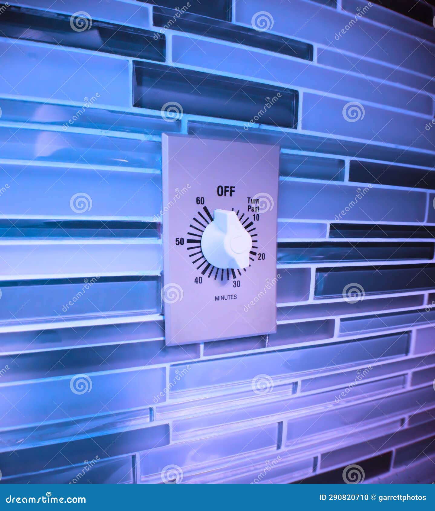 Iconic Old-school Wall-mounted Kitchen Appliance Timer Stock Photo ...