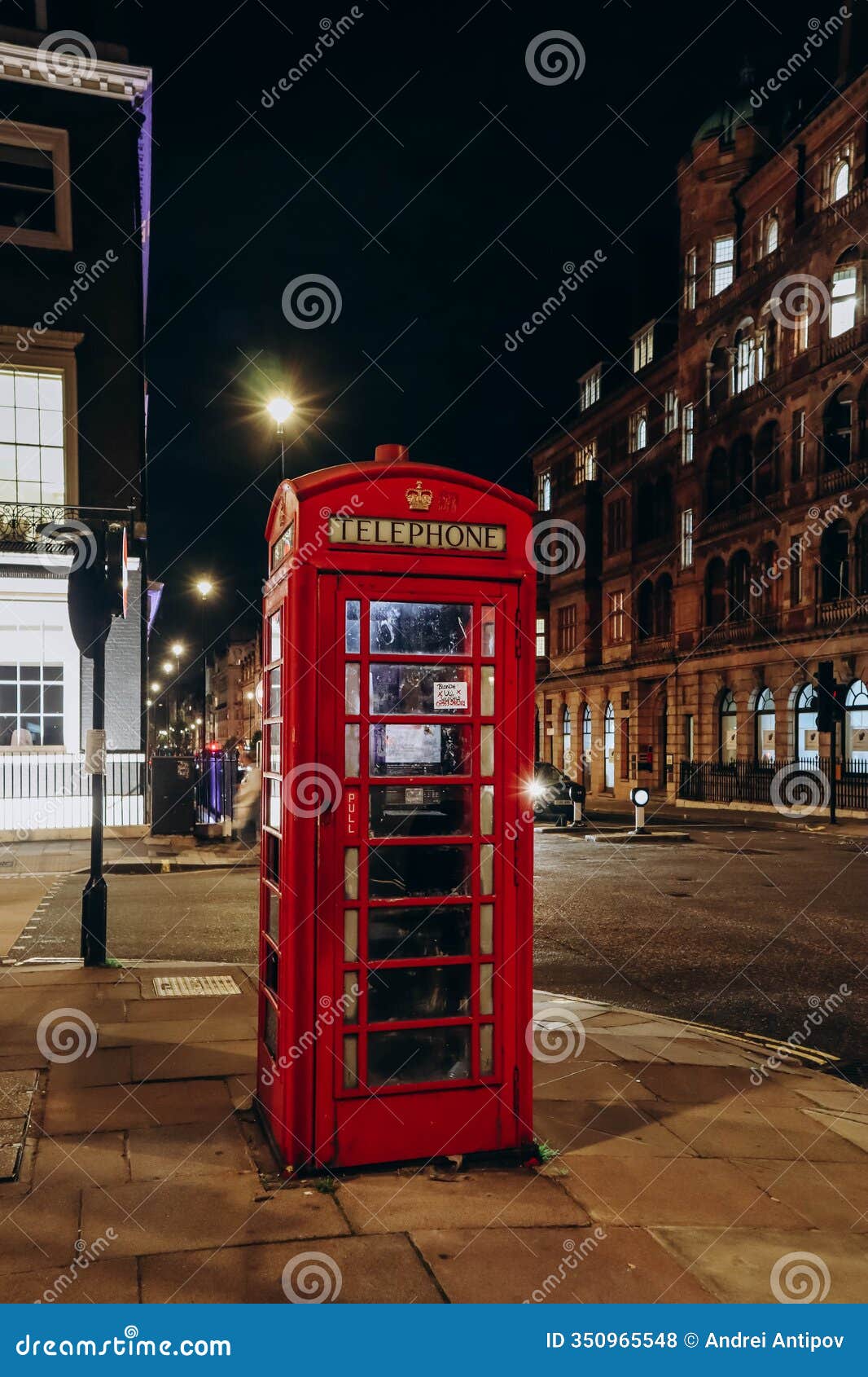 Iconic Red Telephone Boxes in Central London Editorial Stock Photo ...