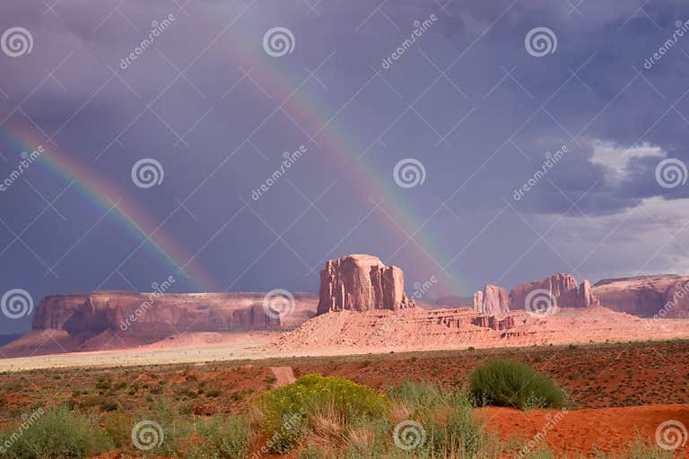 Iconic Southwest stock image. Image of double, dawn, landscape - 15724613