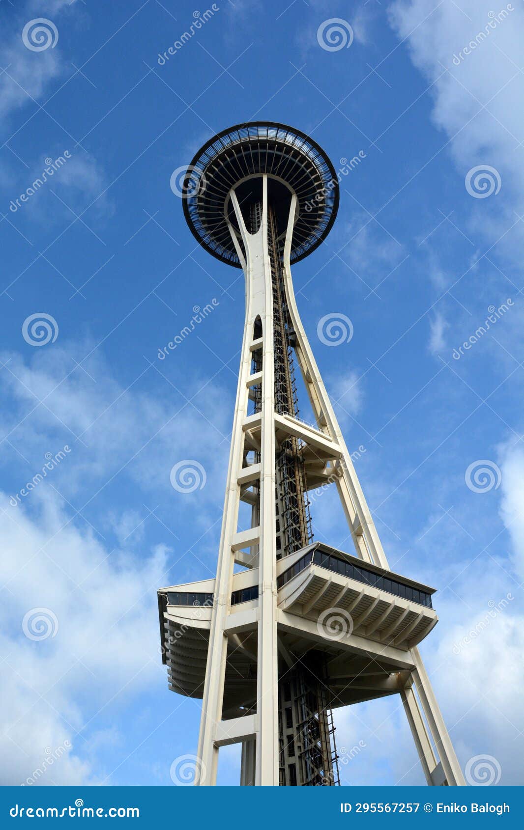 Iconic Space Needle Tower in Seattle, Washington Editorial Photography ...