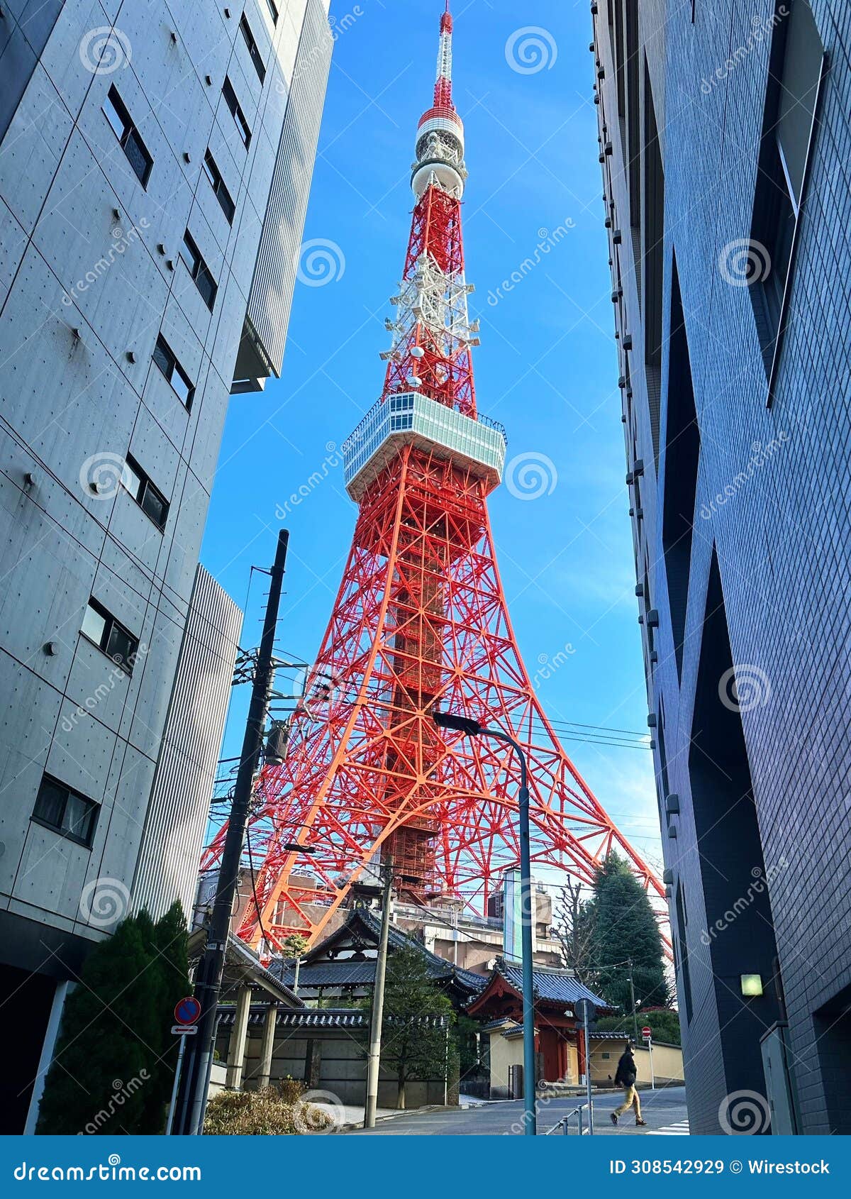 Iconic Tokyo TV Tower in Japan Editorial Stock Image - Image of signal ...