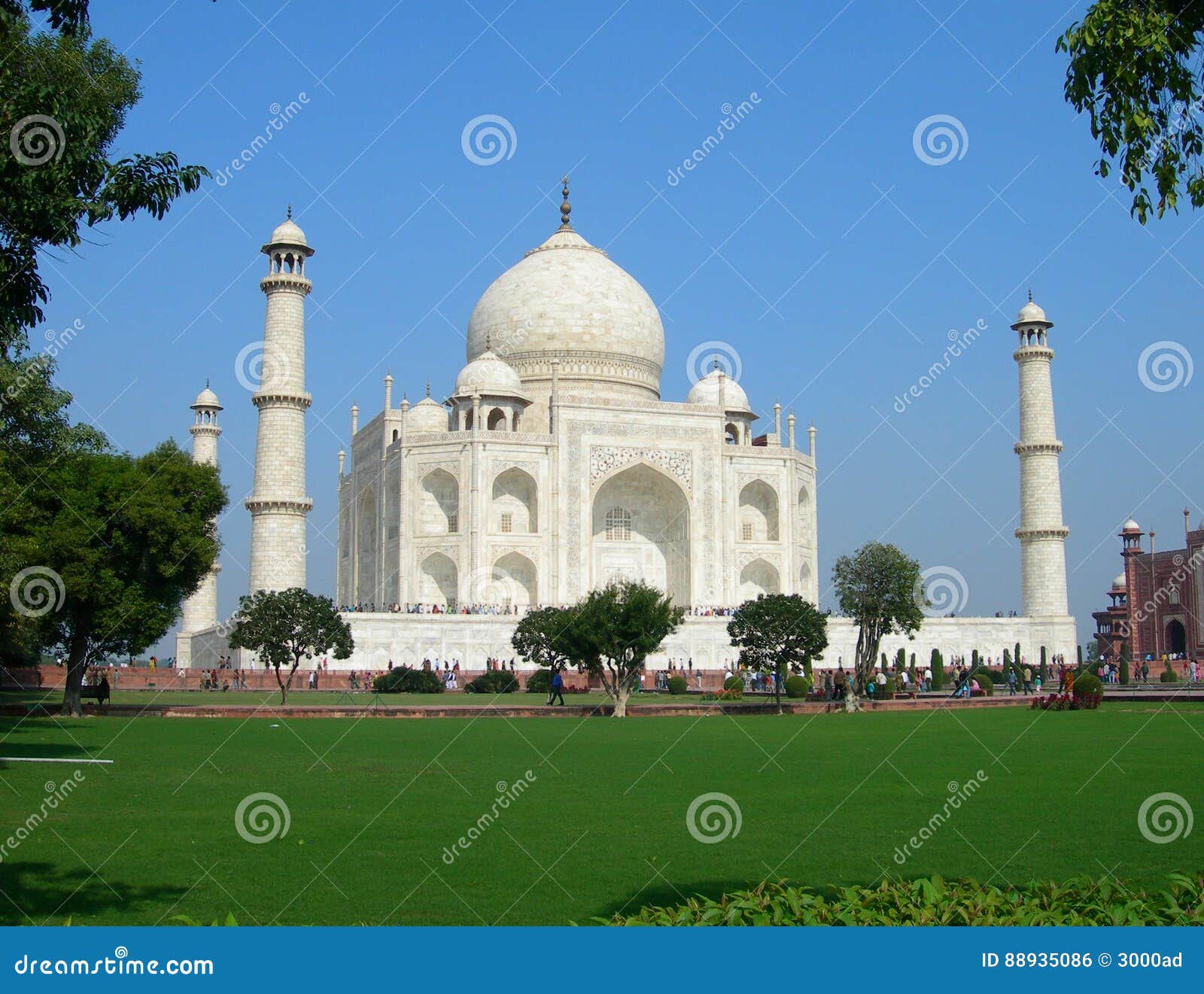 Taj Mahal Mausoleum In India, Famous View Stock Photography ... Taj Mahal Mausoleum In India, Famous View Stock Photography ...