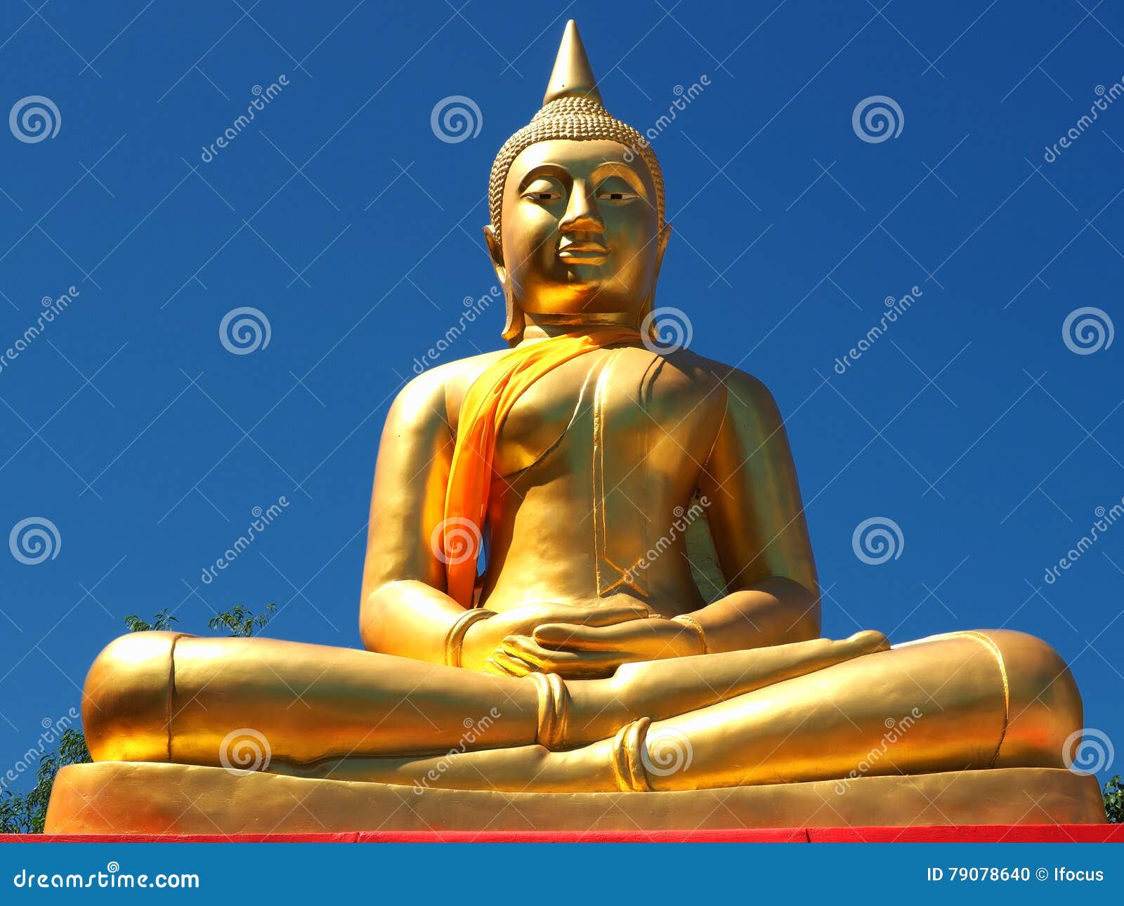 Iconisch Beeld Van Phra Boedha Sothorn Stock Foto - Image of ...
