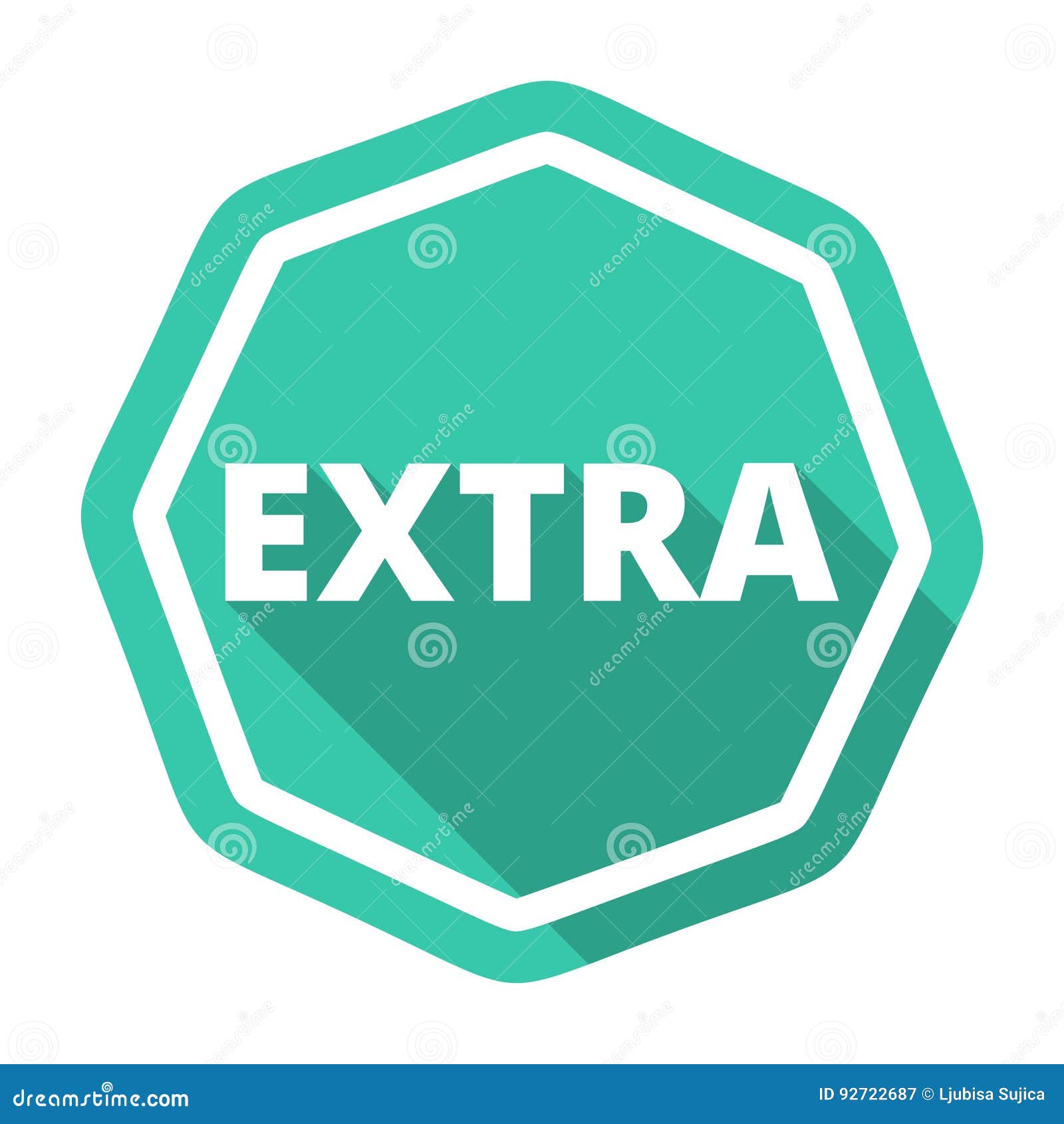 Icono Adicional Con La Sombra Larga Stock de ilustración - Ilustración ...