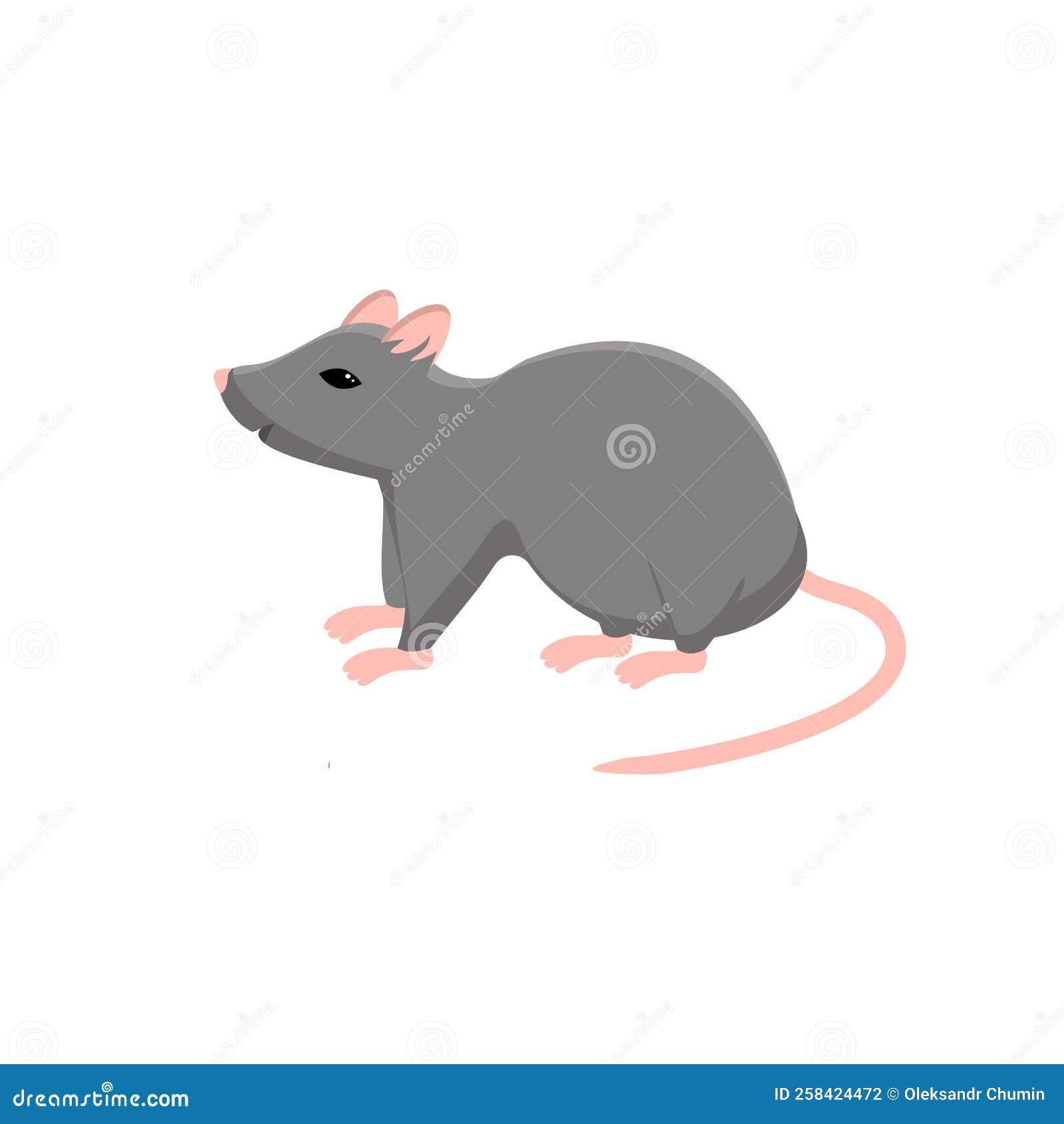 Icono Aislado De Animales De Rata Ilustración del Vector - Ilustración ...