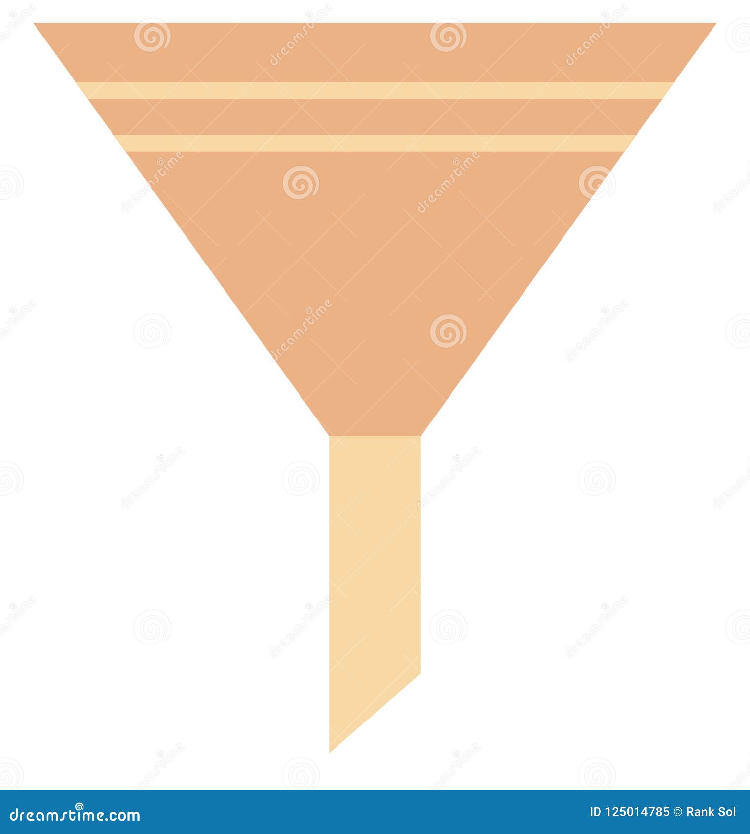 Icono Aislado Embudo Del Vector Editable Ilustración del Vector ...