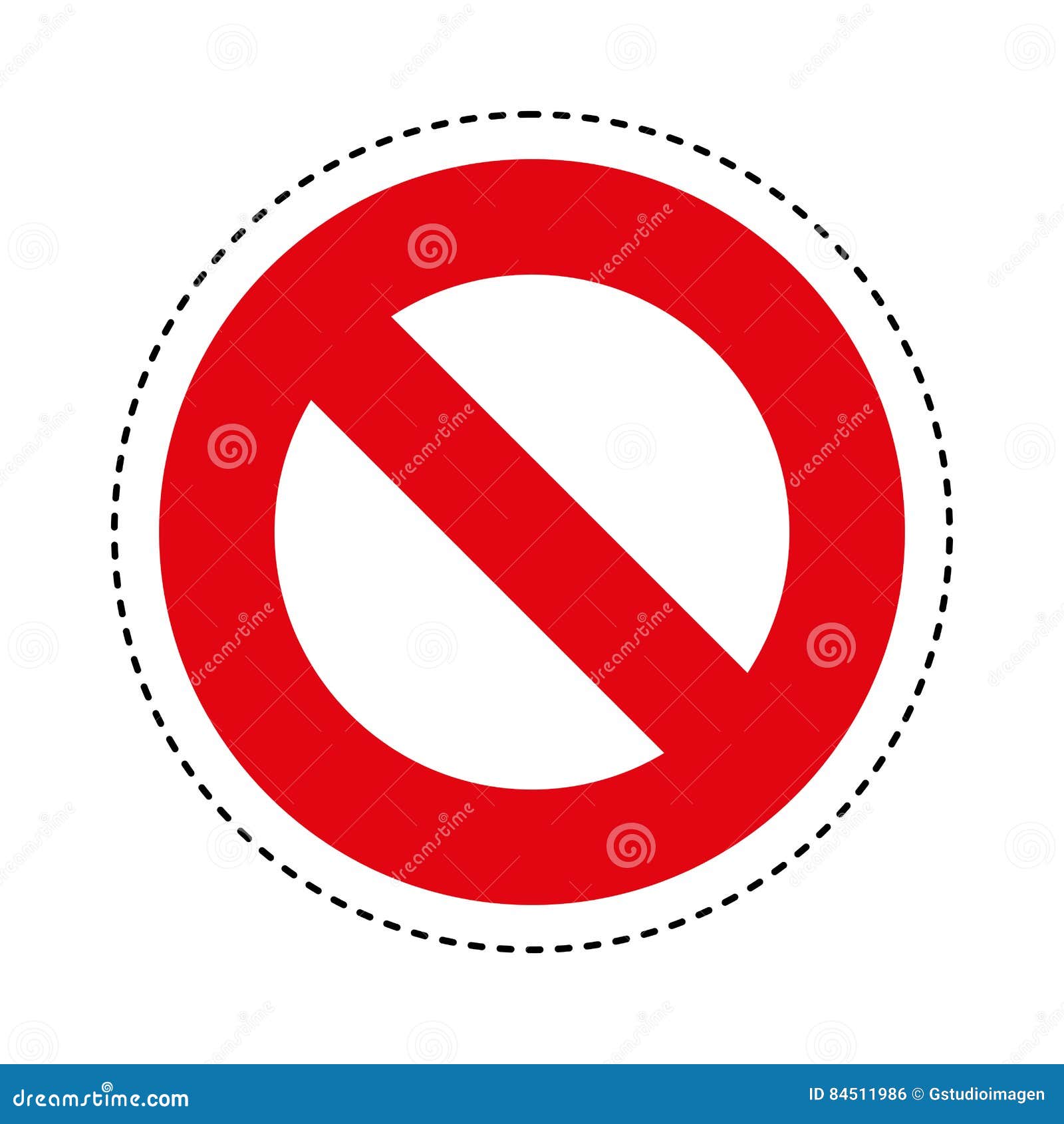 Icono Aislado Muestra Negado Stock de ilustración - Ilustración de ...