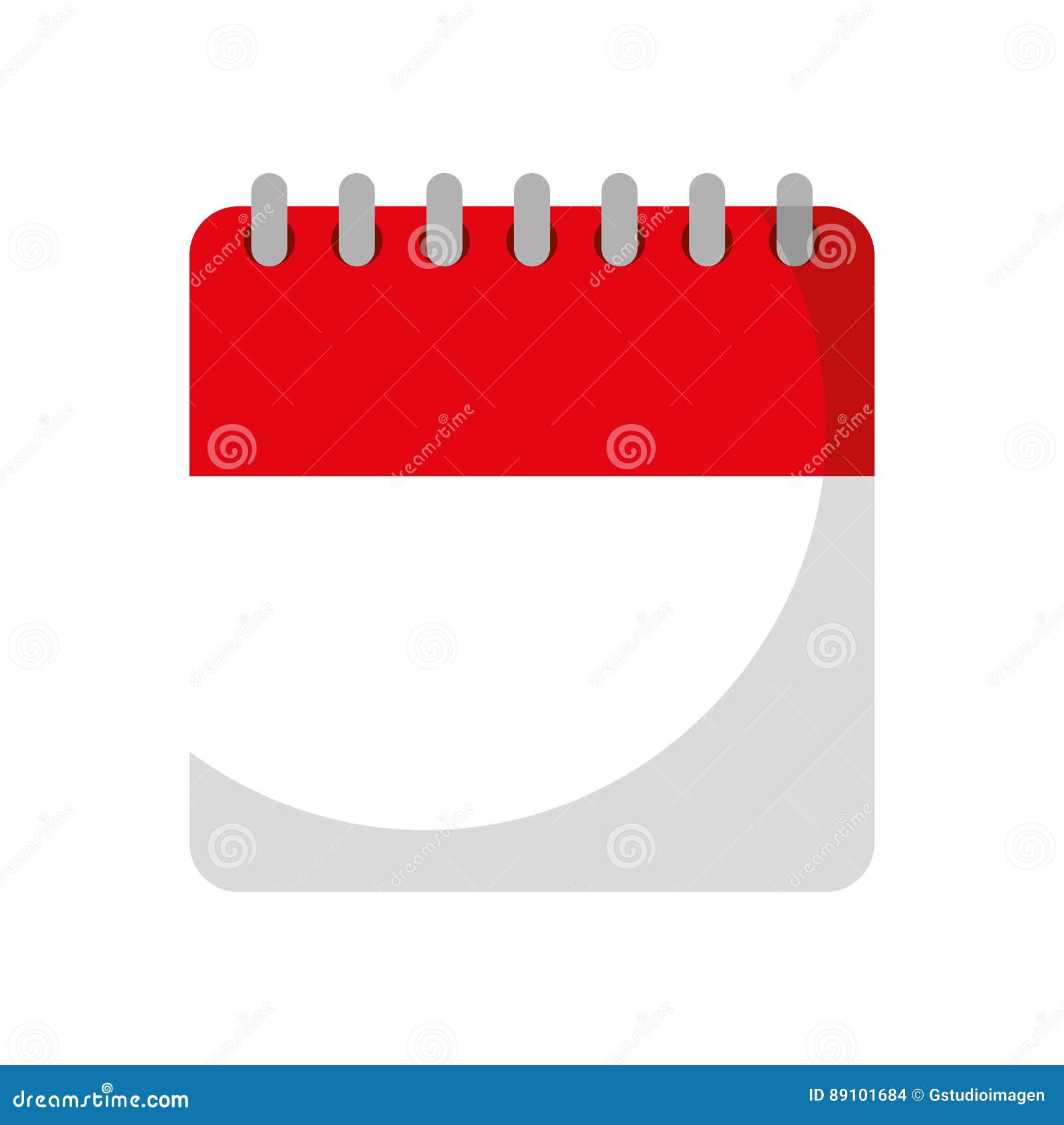 Icono Aislado Recordatorio Del Calendario Ilustración del Vector ...