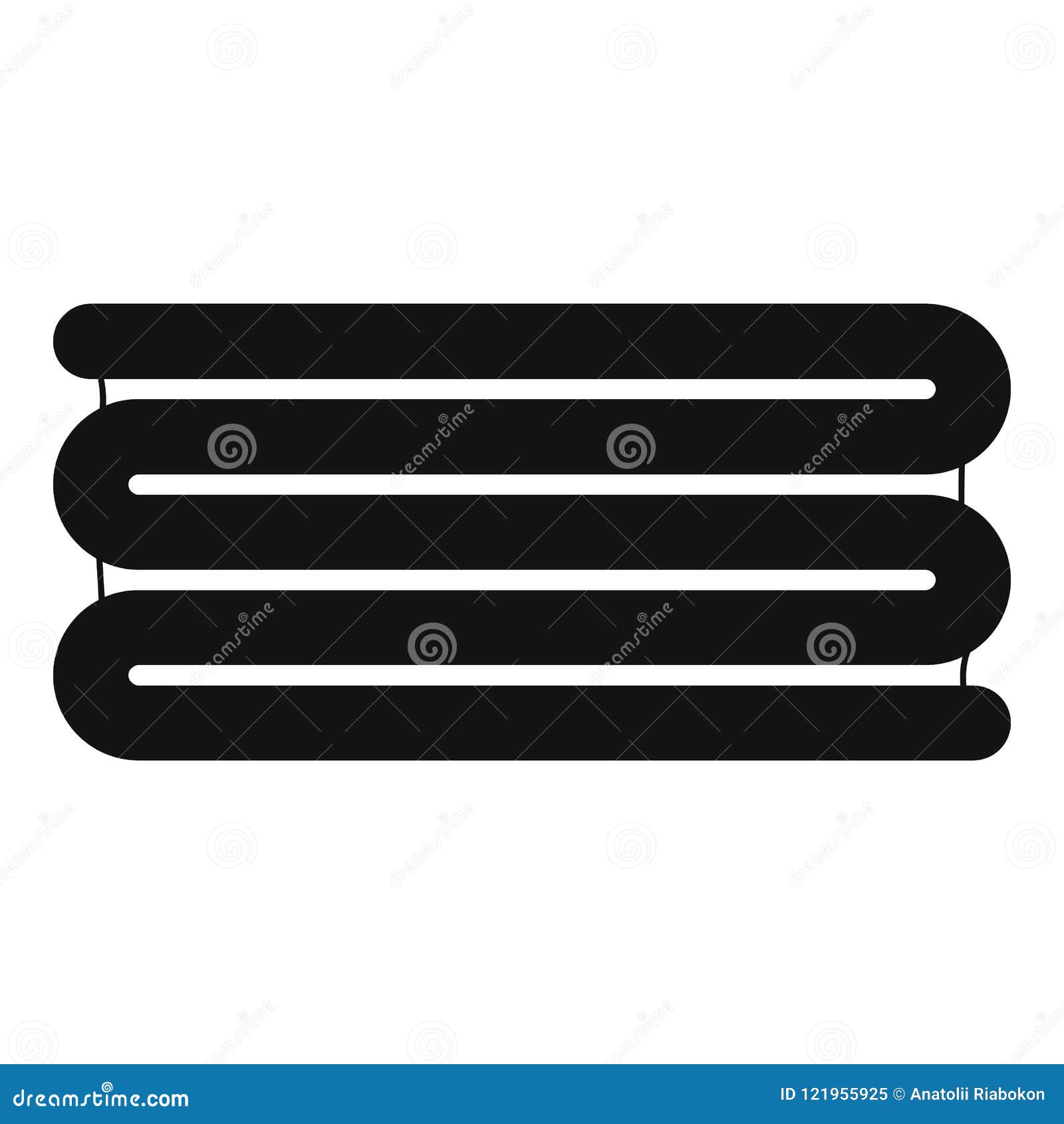 Icono Apilado De La Toalla, Estilo Simple Ilustración del Vector ... Icono Apilado De La Toalla, Estilo Simple Ilustración del Vector ...