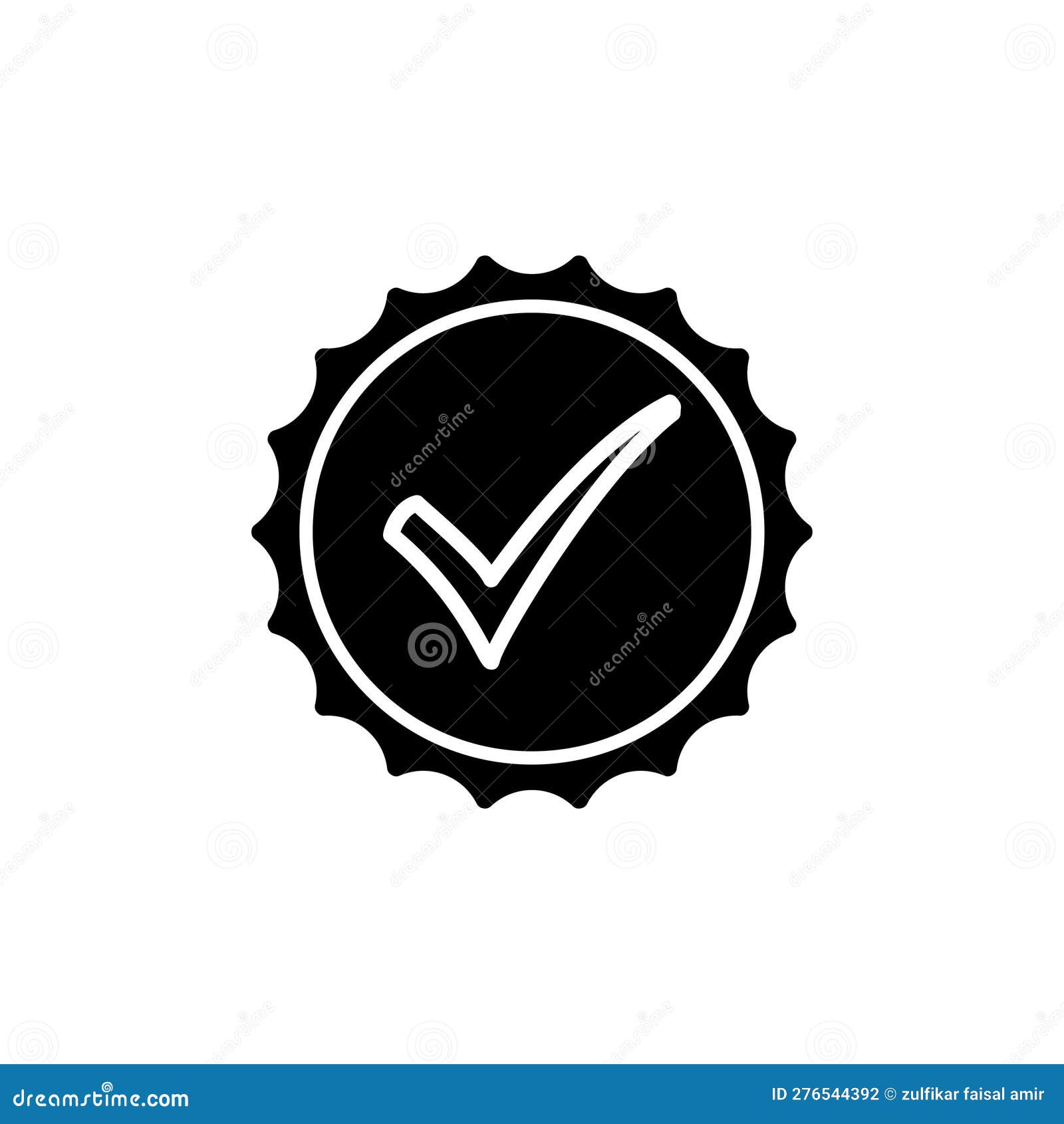 Icono Aprobado . Icono De Medalla Aprobado O Certificado Ilustración ...