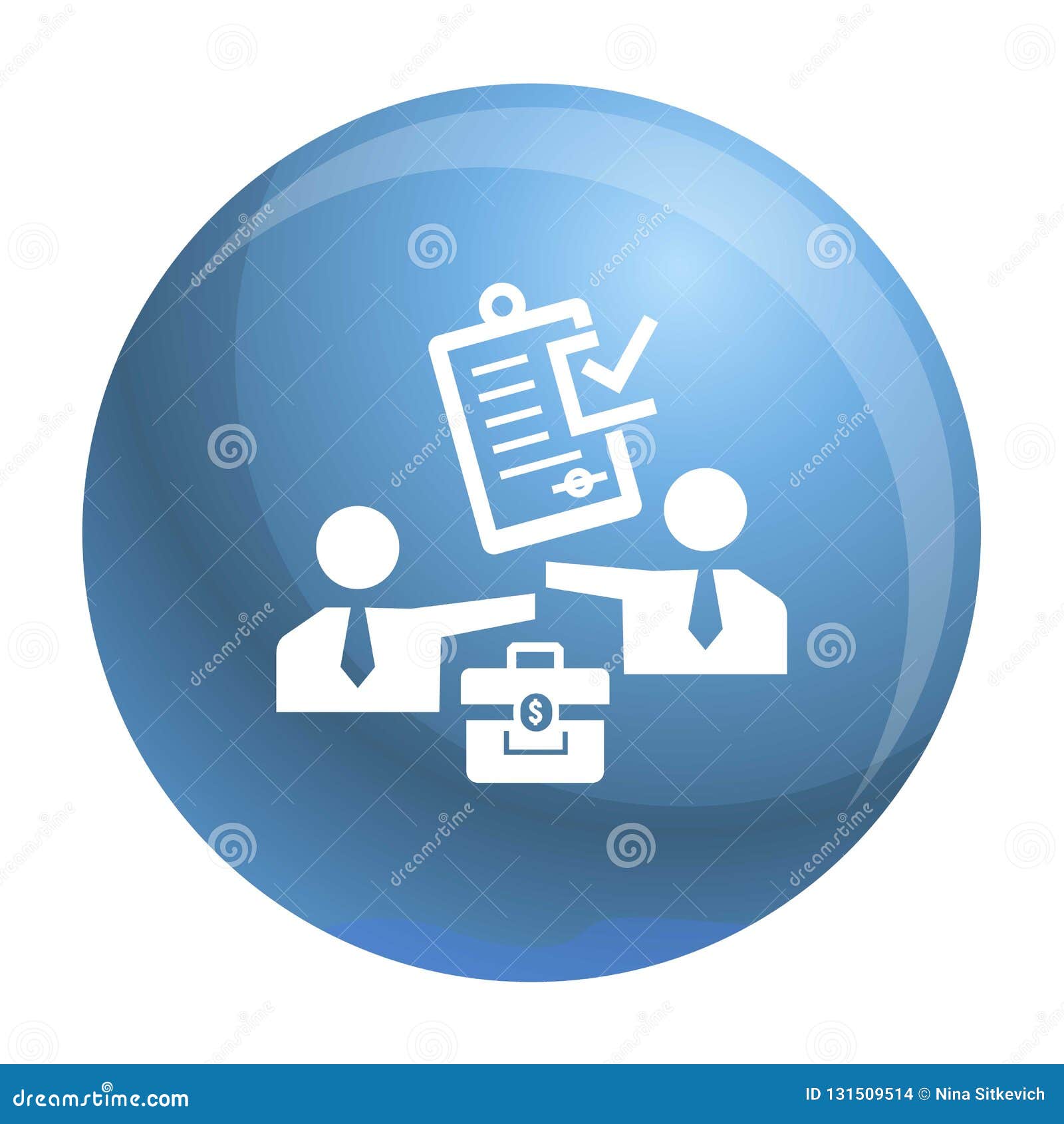 Icono Aprobado Del Papel Del Soborno, Estilo Simple Ilustración del ...