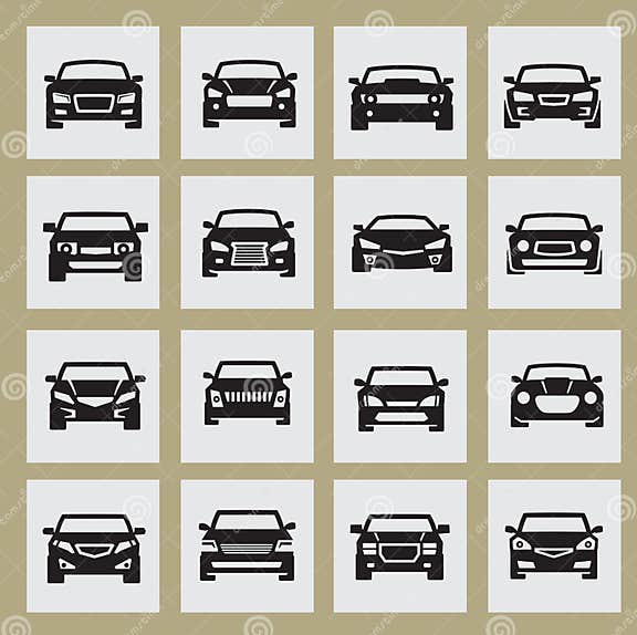 Icono auto ilustración del vector. Ilustración de simplicidad - 50416343