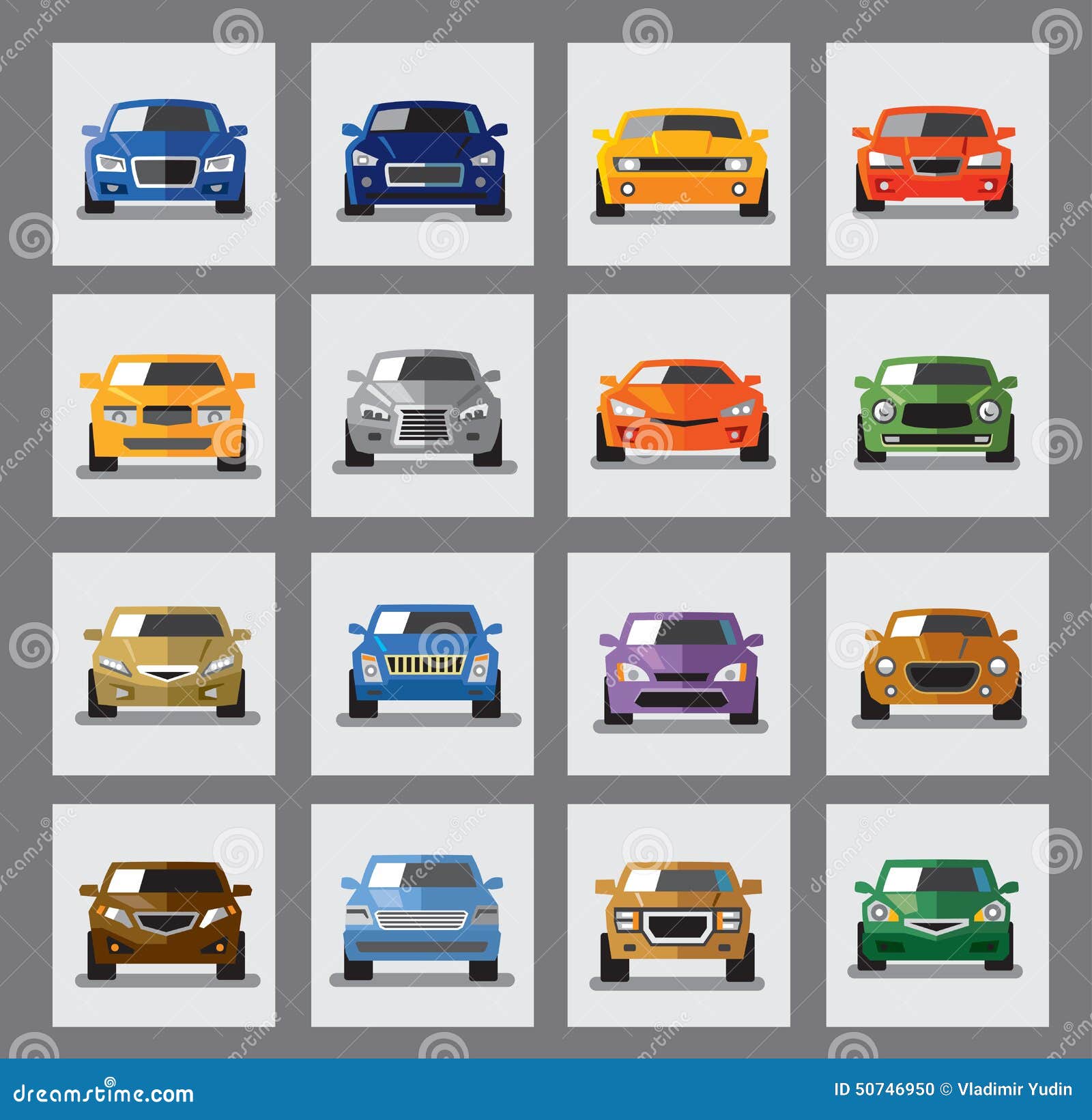 Icono auto ilustración del vector. Ilustración de raza - 50746950