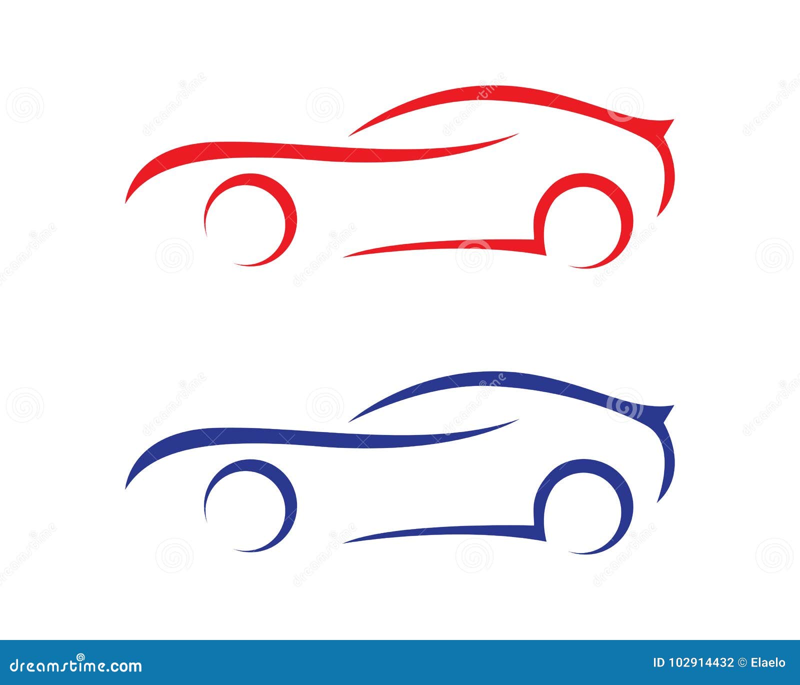 Icono Auto Del Vector De Logo Template Del Coche Ilustración del Vector ...