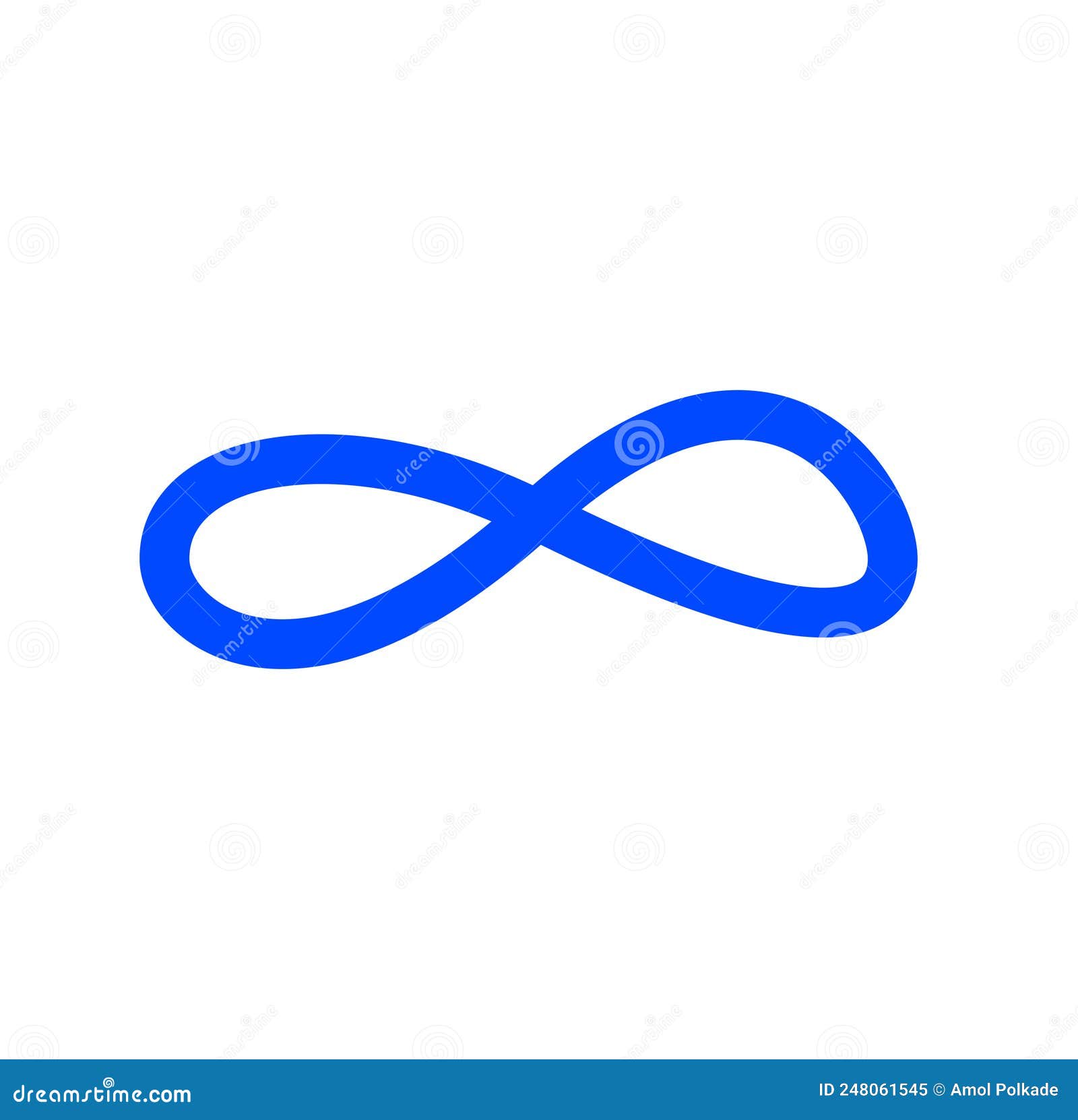 Icono Azul Infinito Vectorial. Infinito Vectorial Ilustración del ...