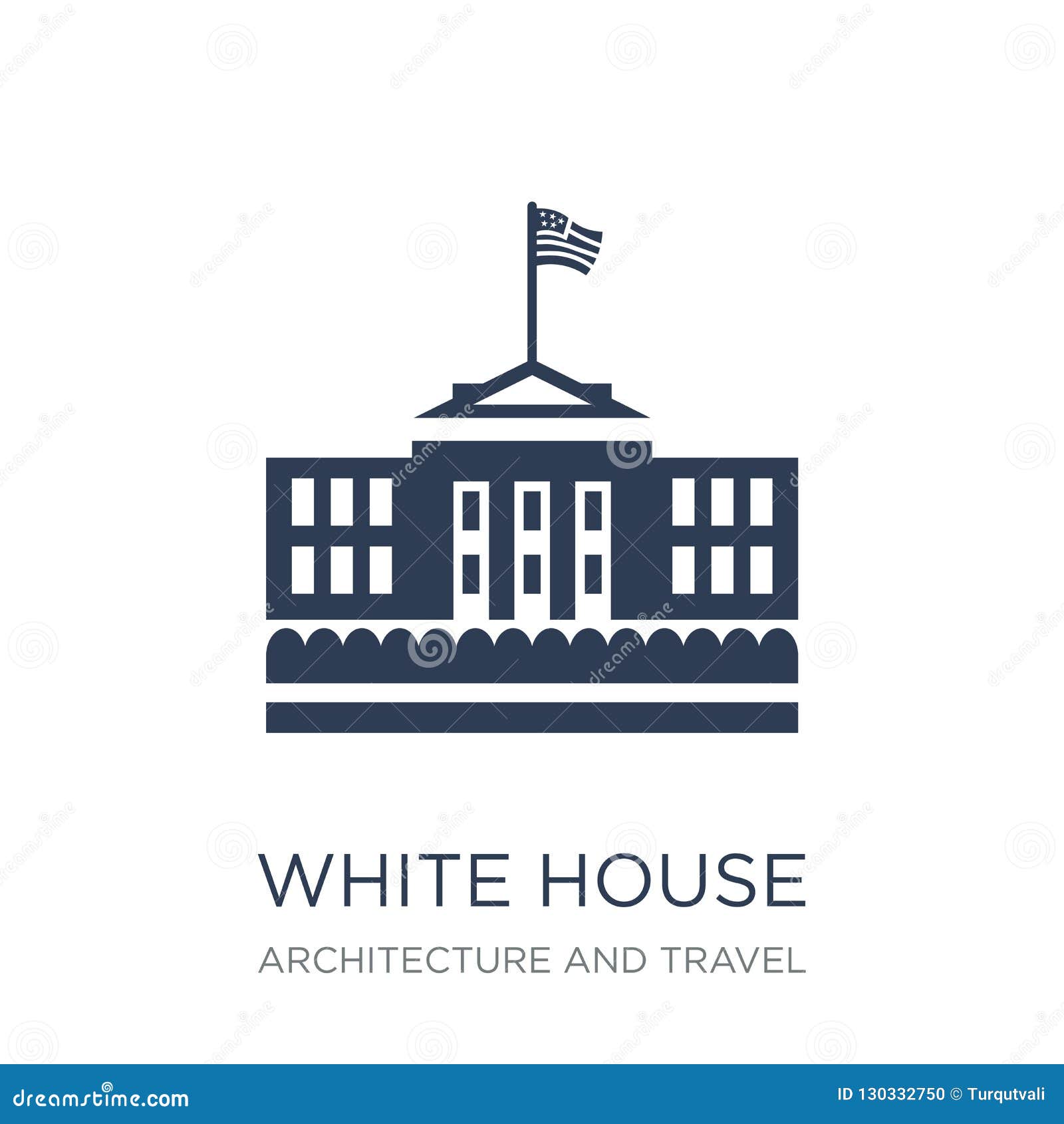 Icono blanco de la casa ilustración del vector. Ilustración de ...