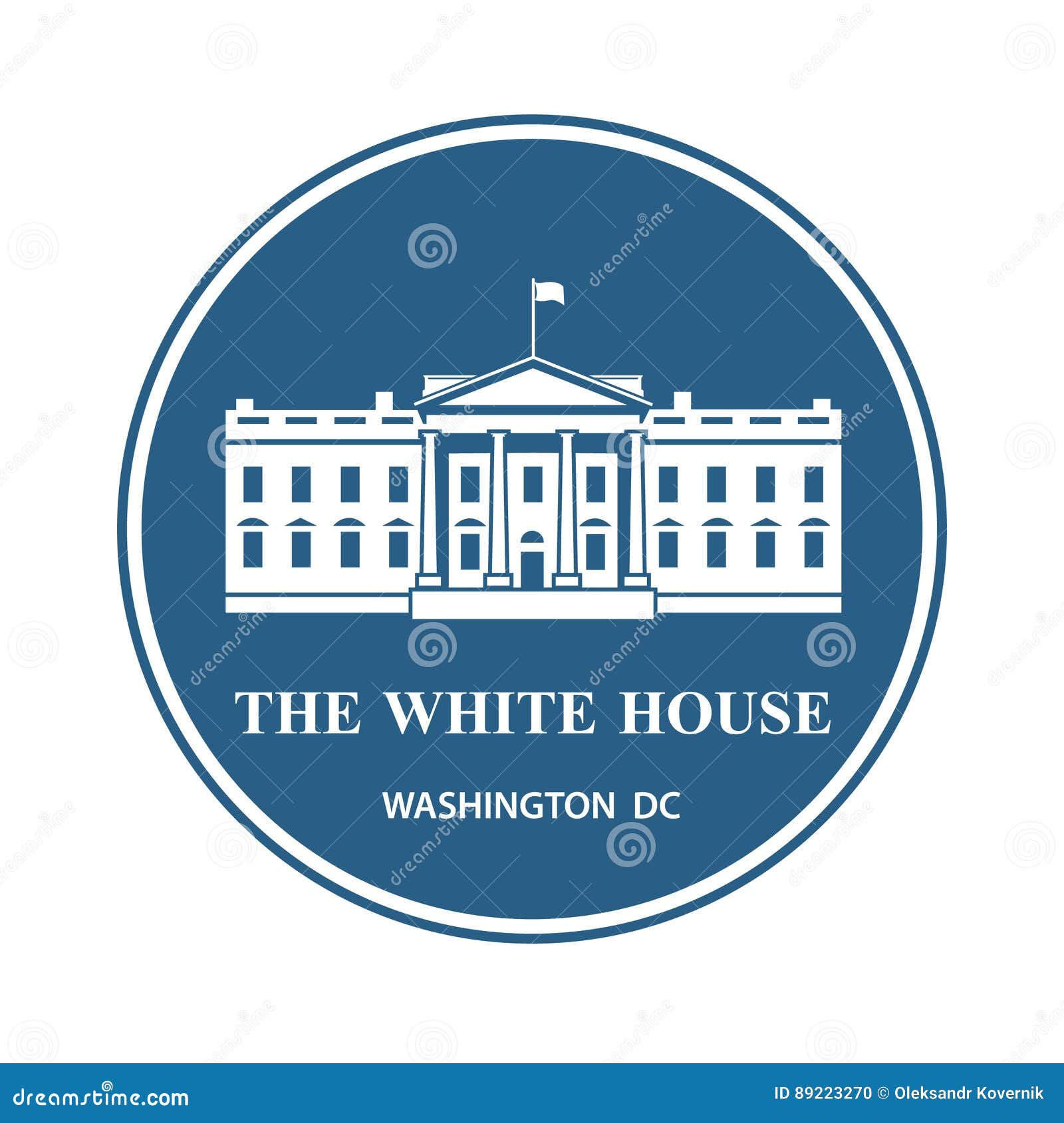 Icono blanco de la casa ilustración del vector. Ilustración de ...