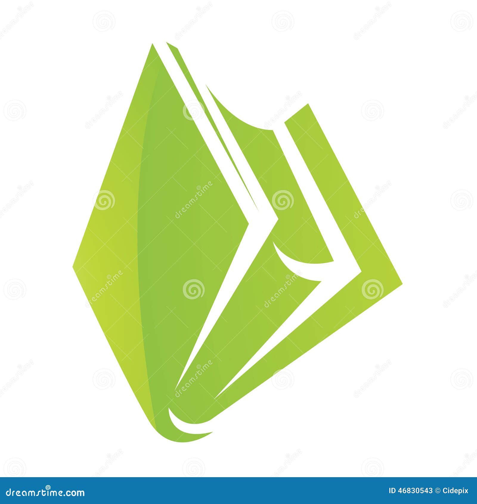 Icono Brillante Verde Del Libro Ilustración del Vector - Ilustración de ...