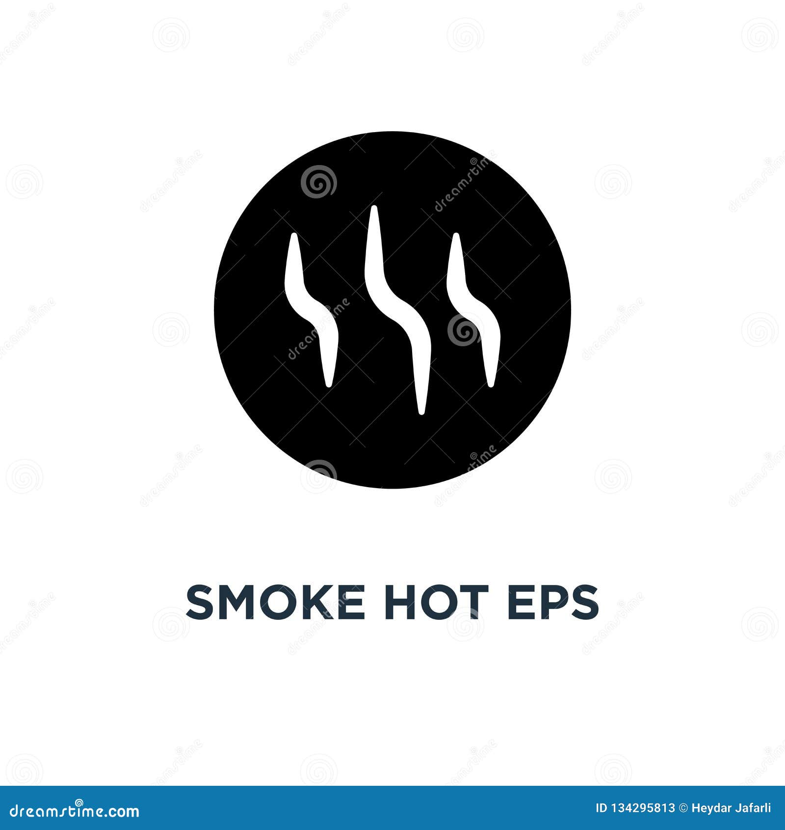 Icono Caliente Del Humo EPS Ejemplo Simple Del Elemento Humo EPS ...