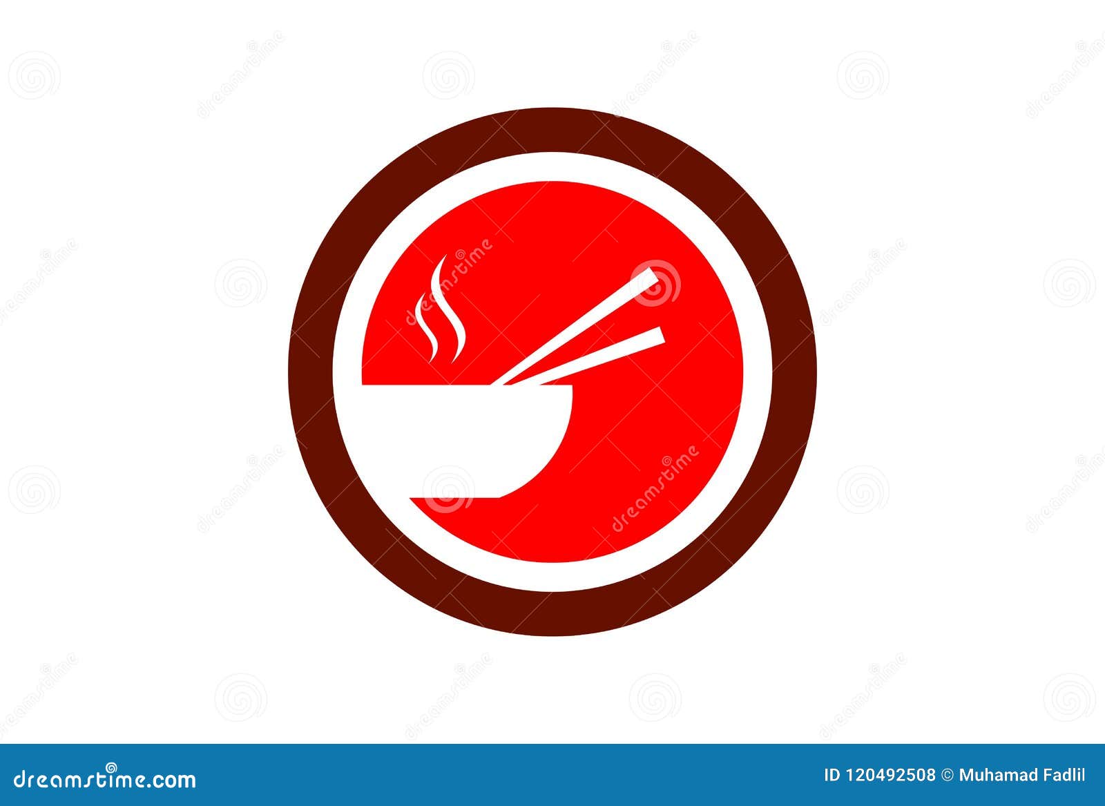 Icono Chino Del Vector Del Logotipo De La Comida Ilustración del Vector ...