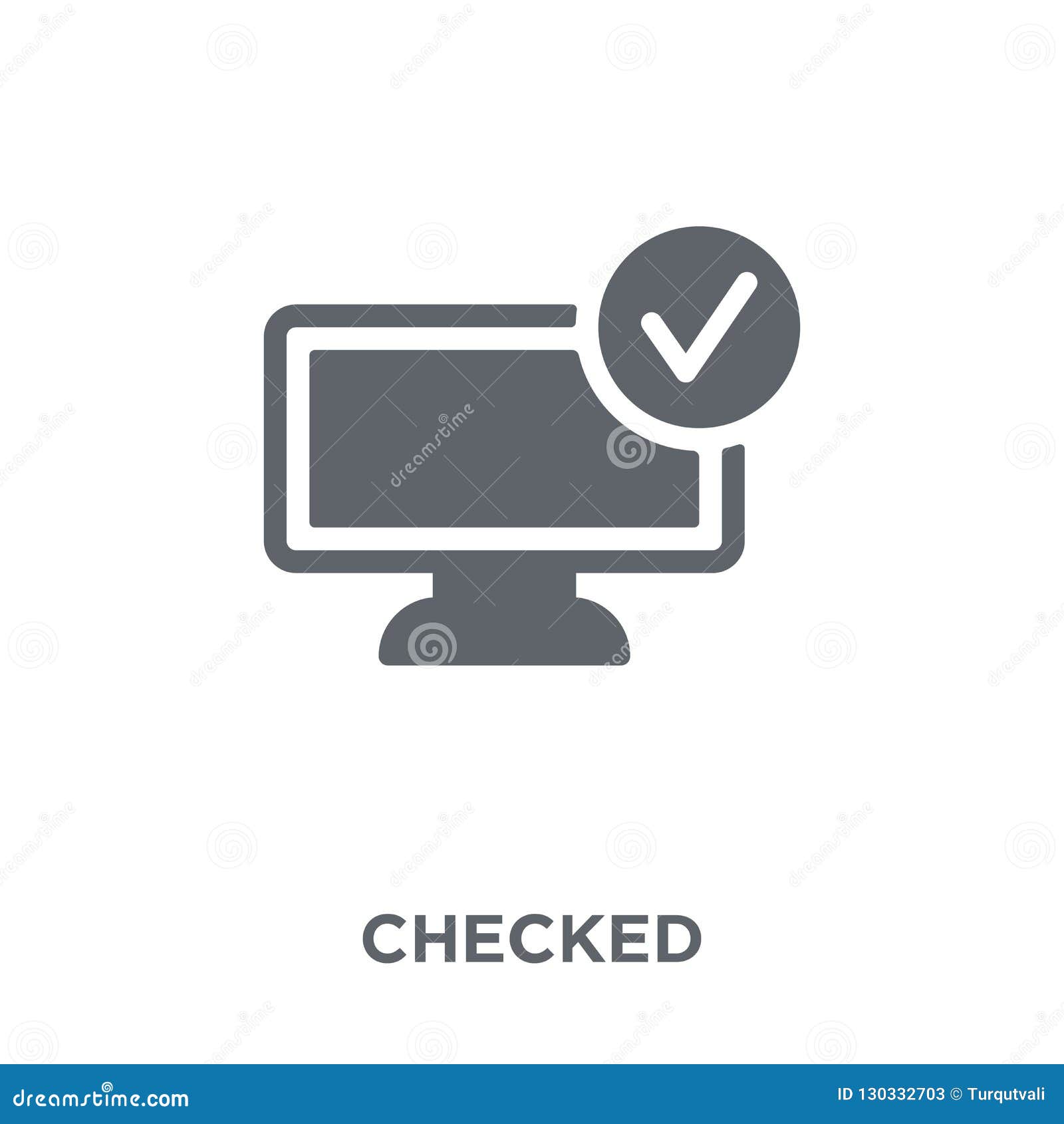 Icono Comprobado De La Colección Ilustración del Vector - Ilustración ...