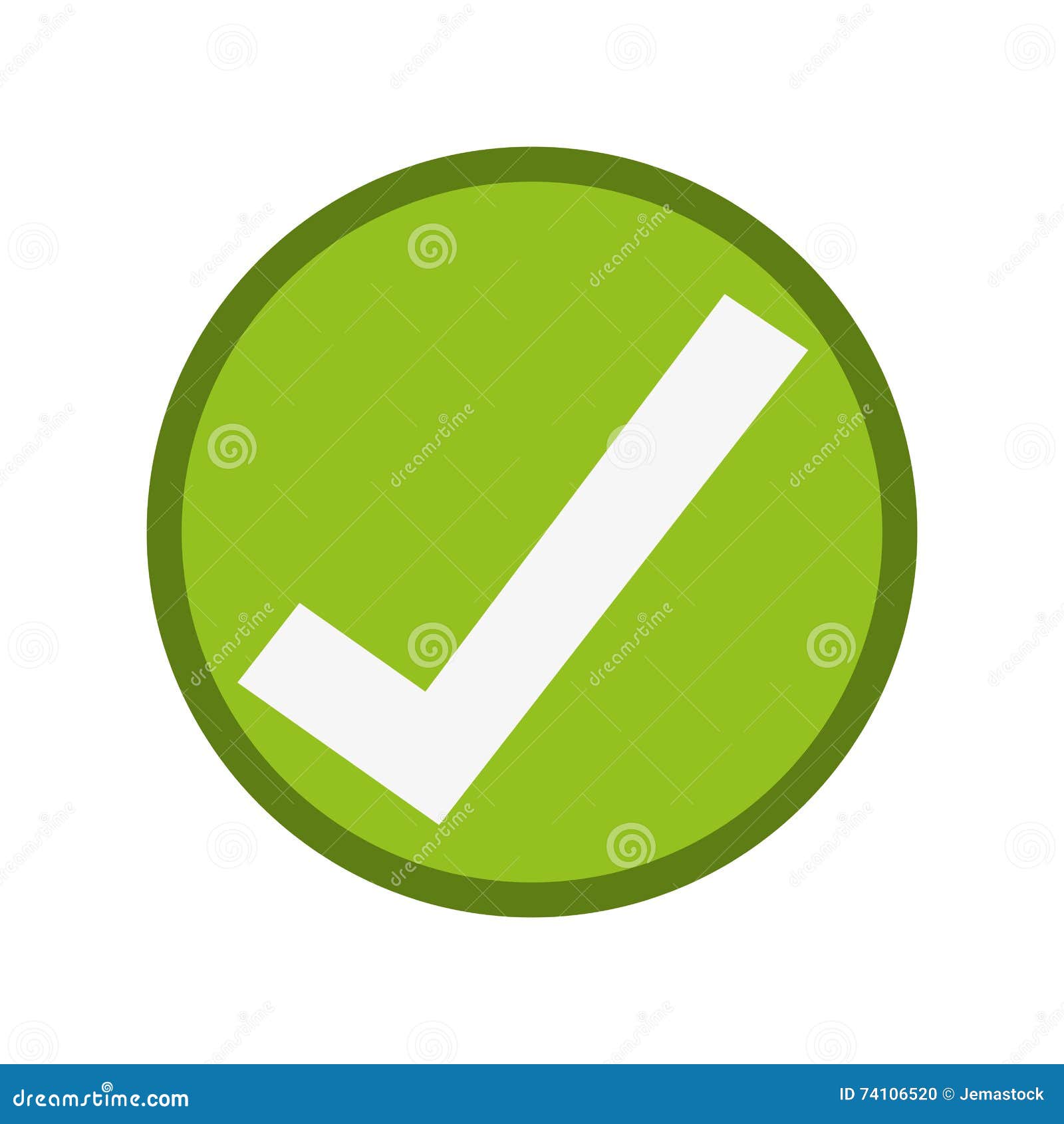 Icono Correcto Correcto Aceptable Stock de ilustración - Ilustración de ...