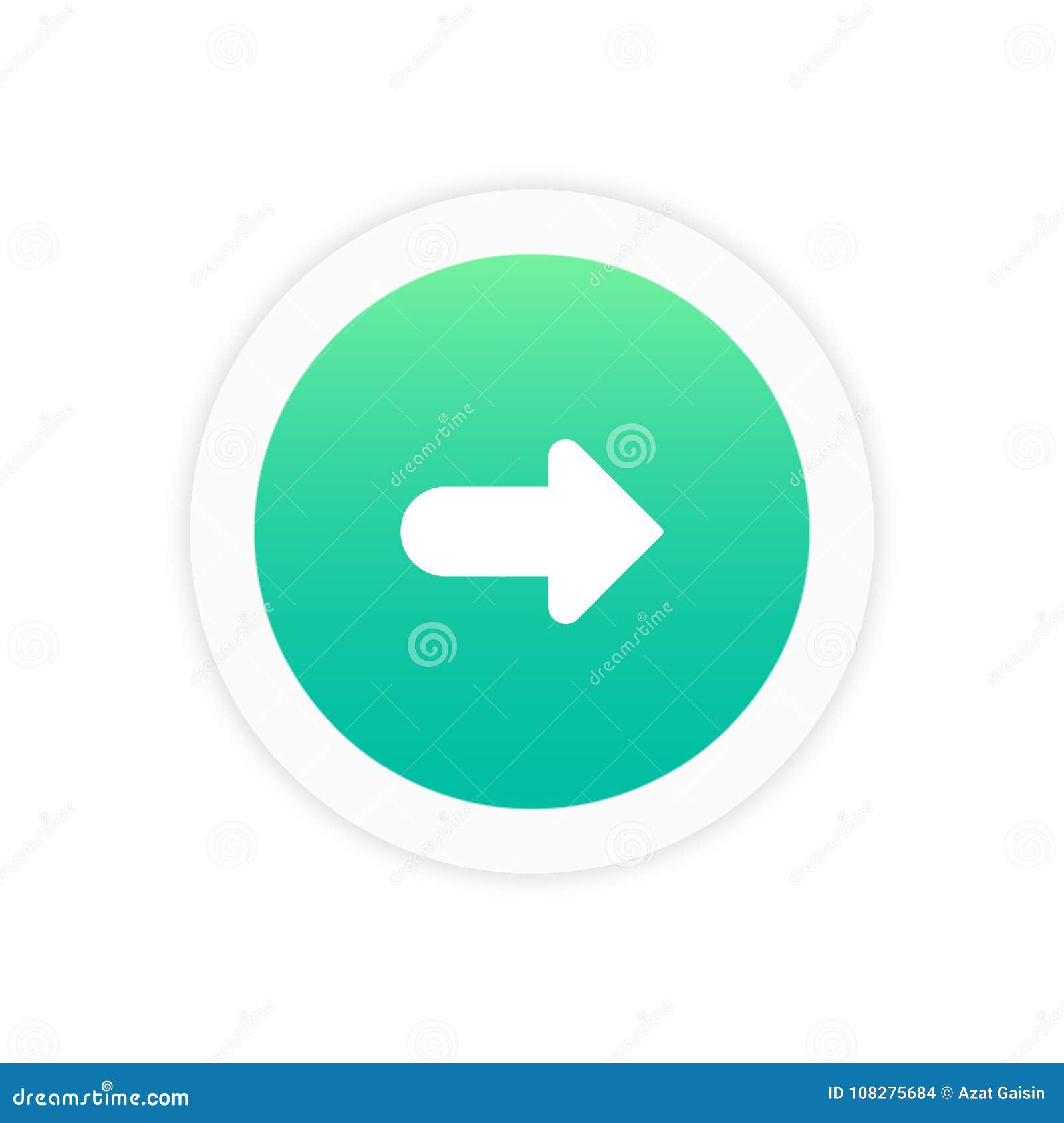 Icono Correcto De La Flecha Ilustración del Vector - Ilustración de ...