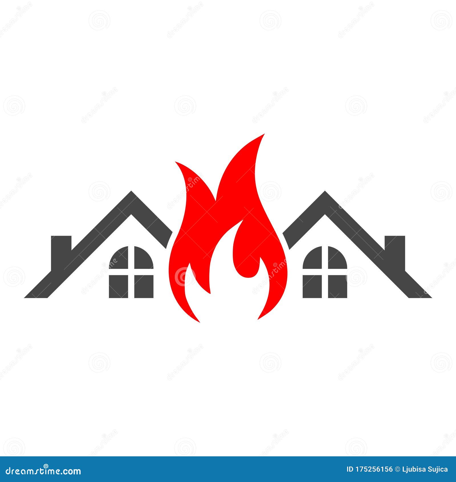 Icono De Advertencia De Incendios Ilustración del Vector - Ilustración ...