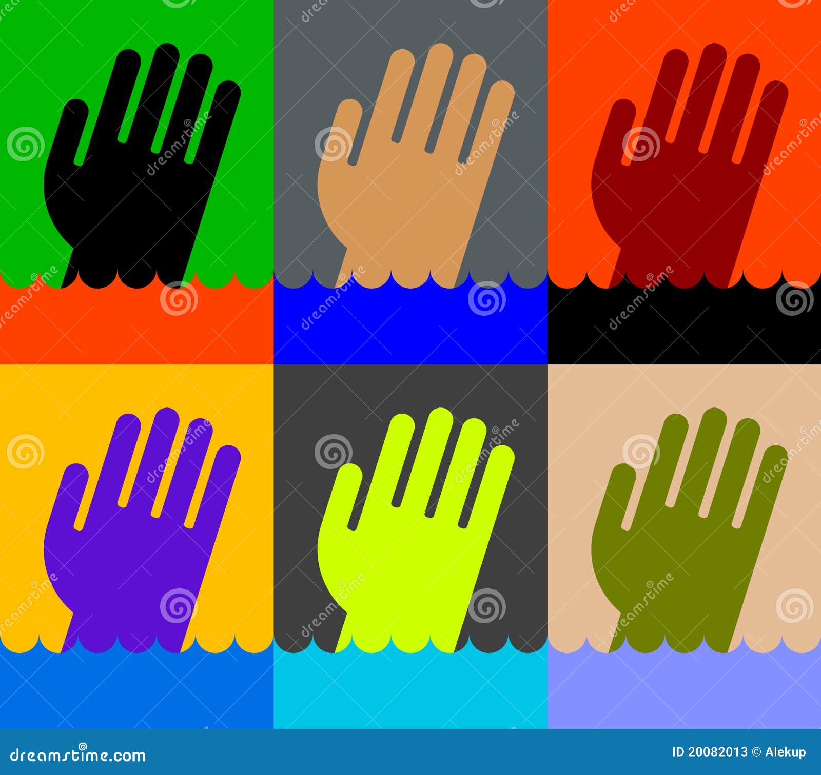 Icono De Ahogar La Mano Del Hombre Ilustración del Vector - Ilustración ...