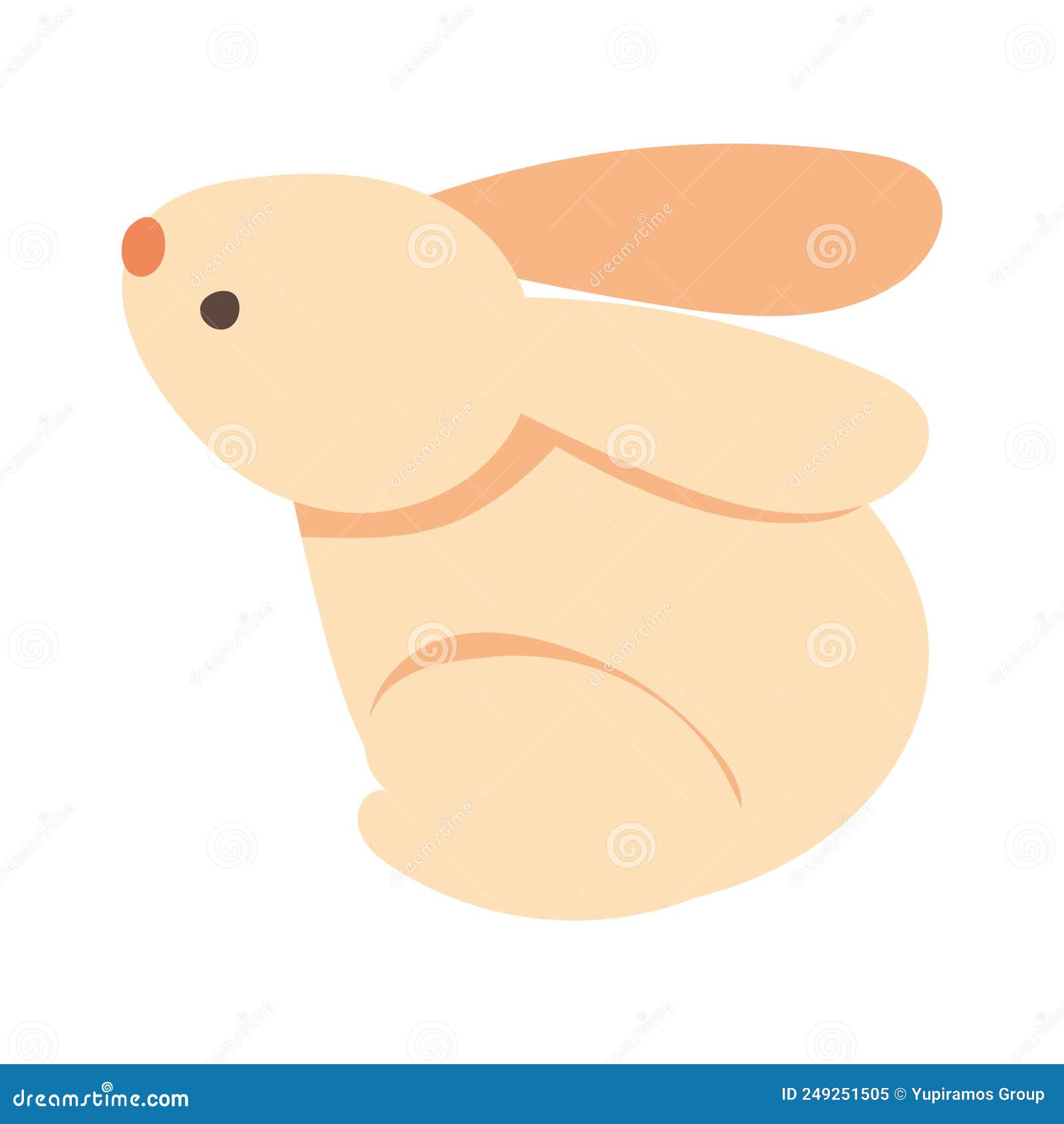 Icono de animal de conejo ilustración del vector. Ilustración de ...