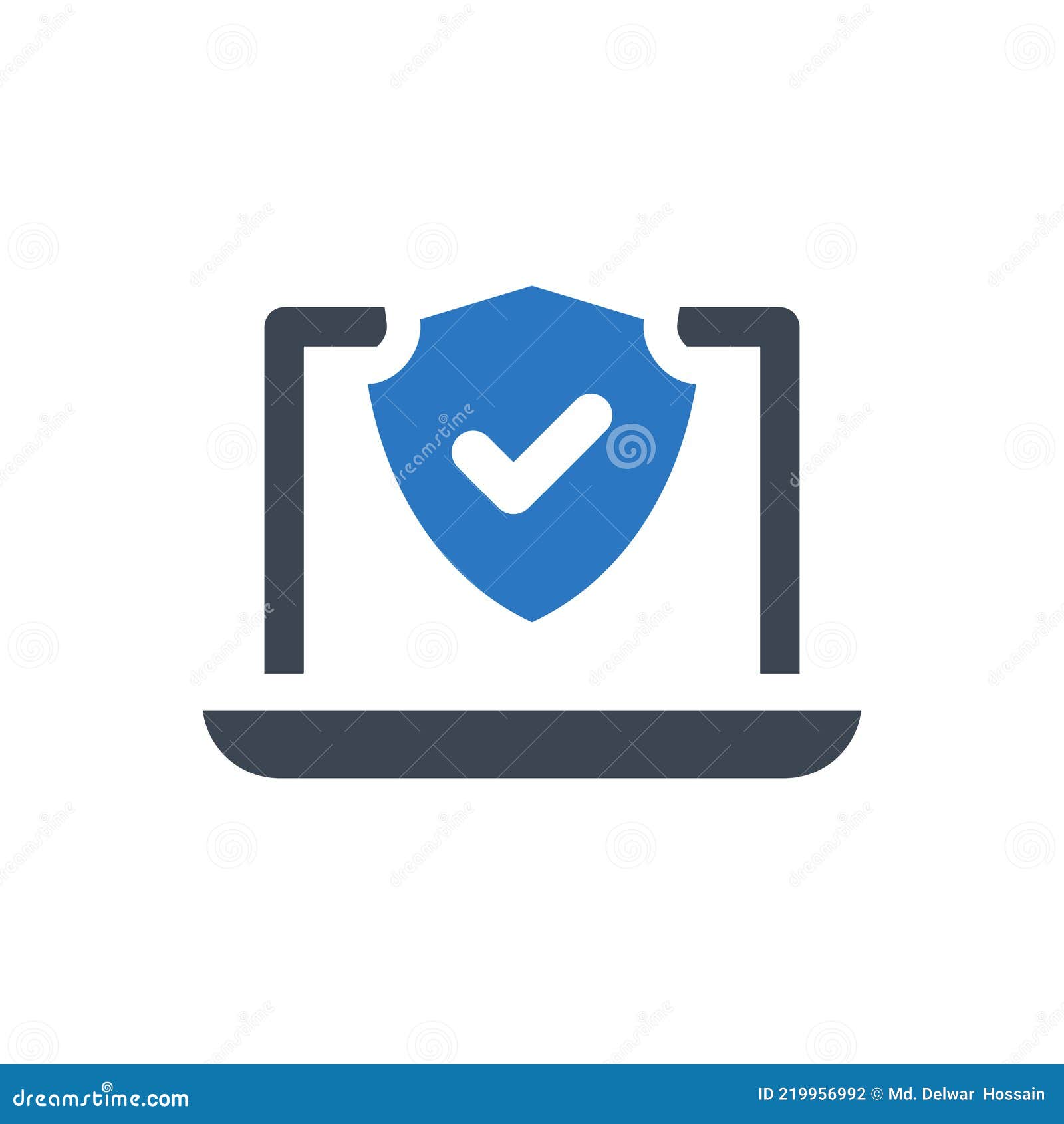 Icono de antivirus ilustración del vector. Ilustración de muestra ...