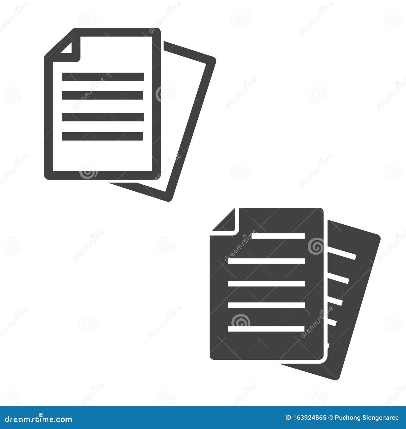 Icono De Archivo De Vectores De Documento Vectorial Ilustración del ...