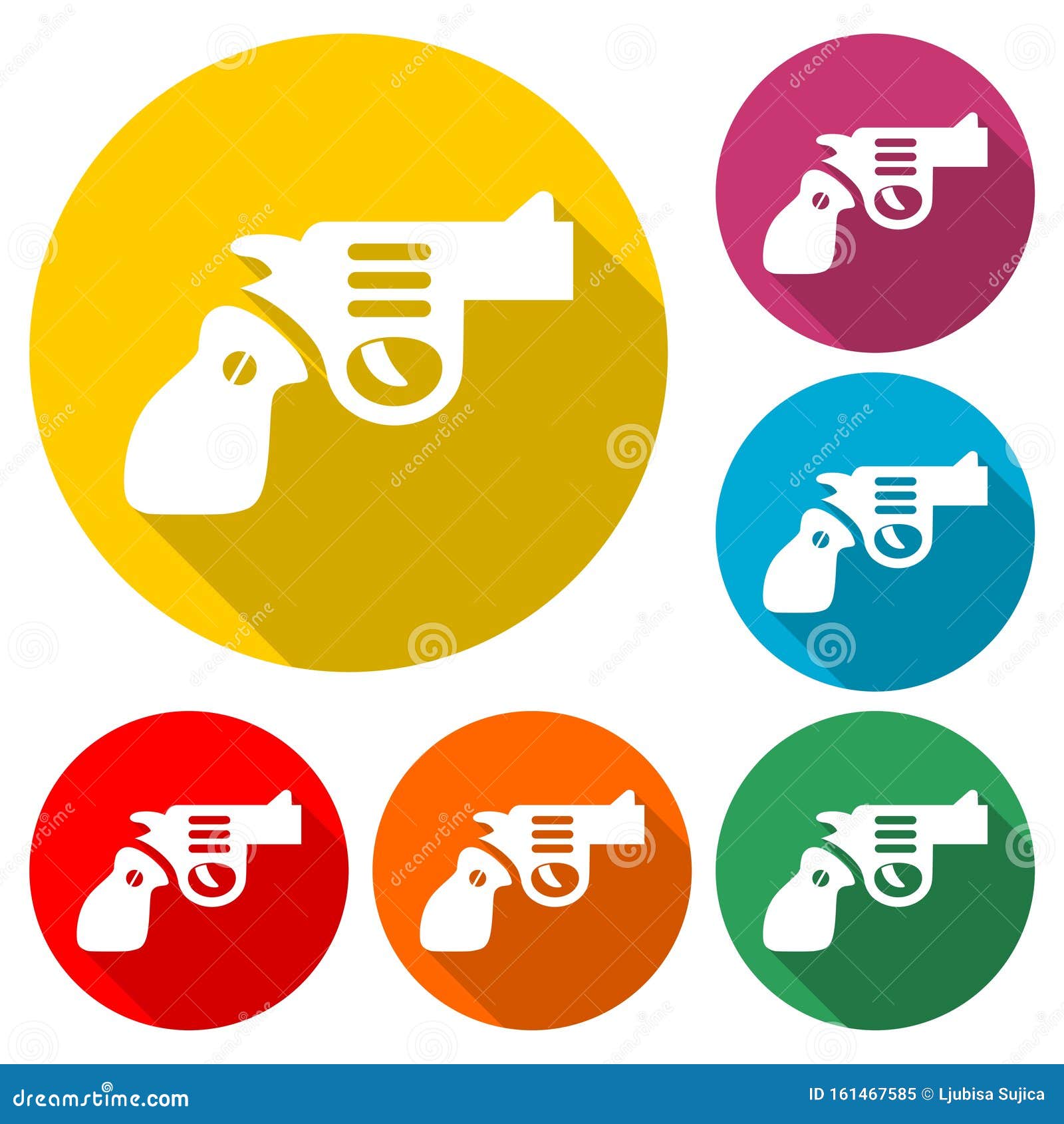 Icono de arma ilustración del vector. Ilustración de ordenador - 161467585