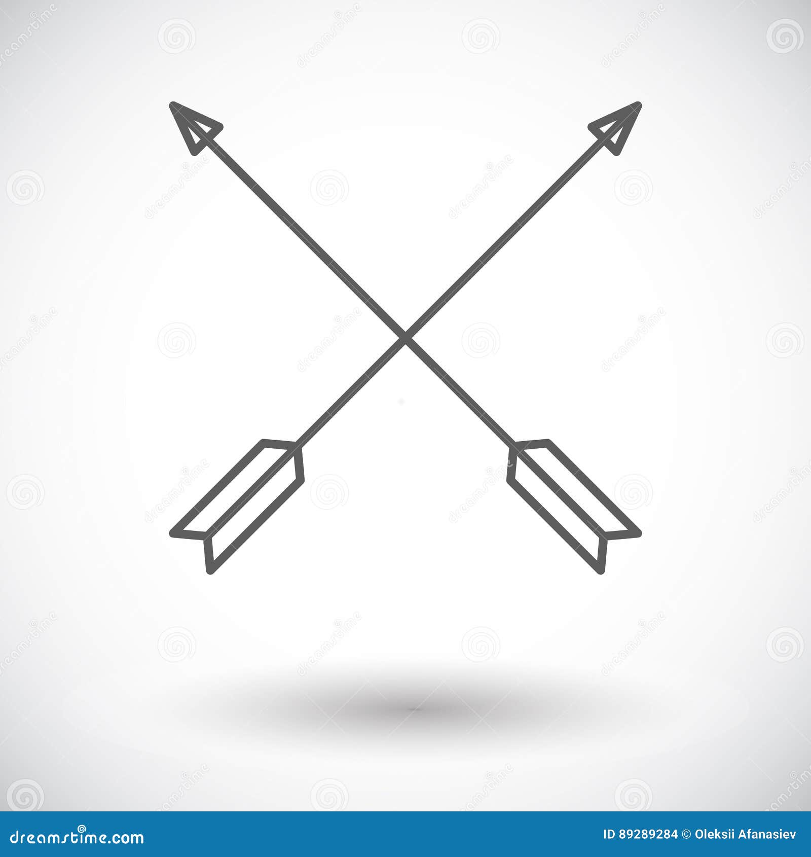 Icono de Arows ilustración del vector. Ilustración de arte - 89289284