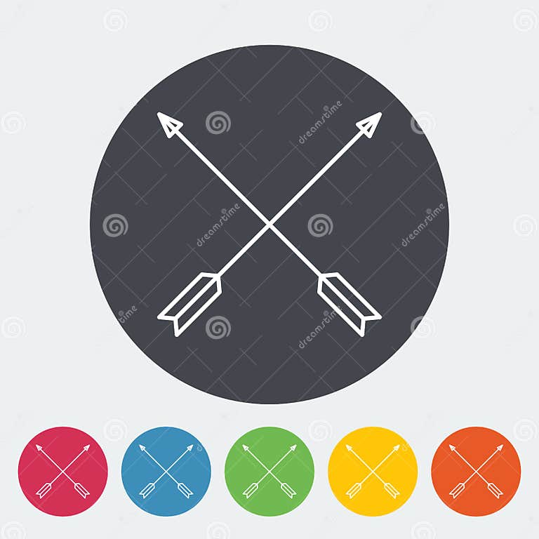 Icono de Arows ilustración del vector. Ilustración de indio - 92000663