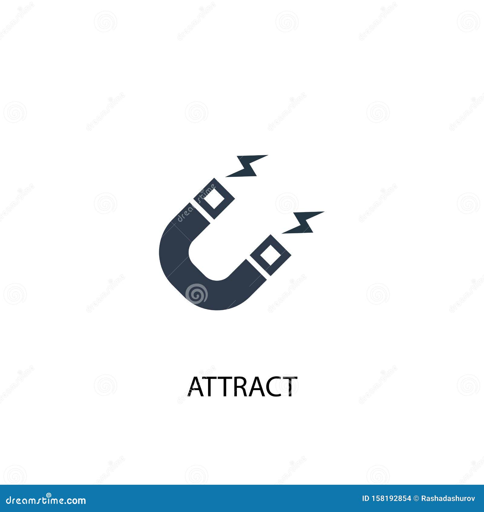 Icono De Atraer. Elemento Simple Ilustración del Vector - Ilustración ...
