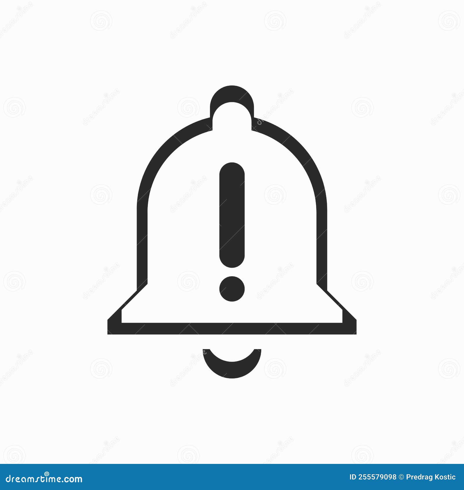 Icono de aviso de alerta stock de ilustración. Ilustración de etiqueta ...