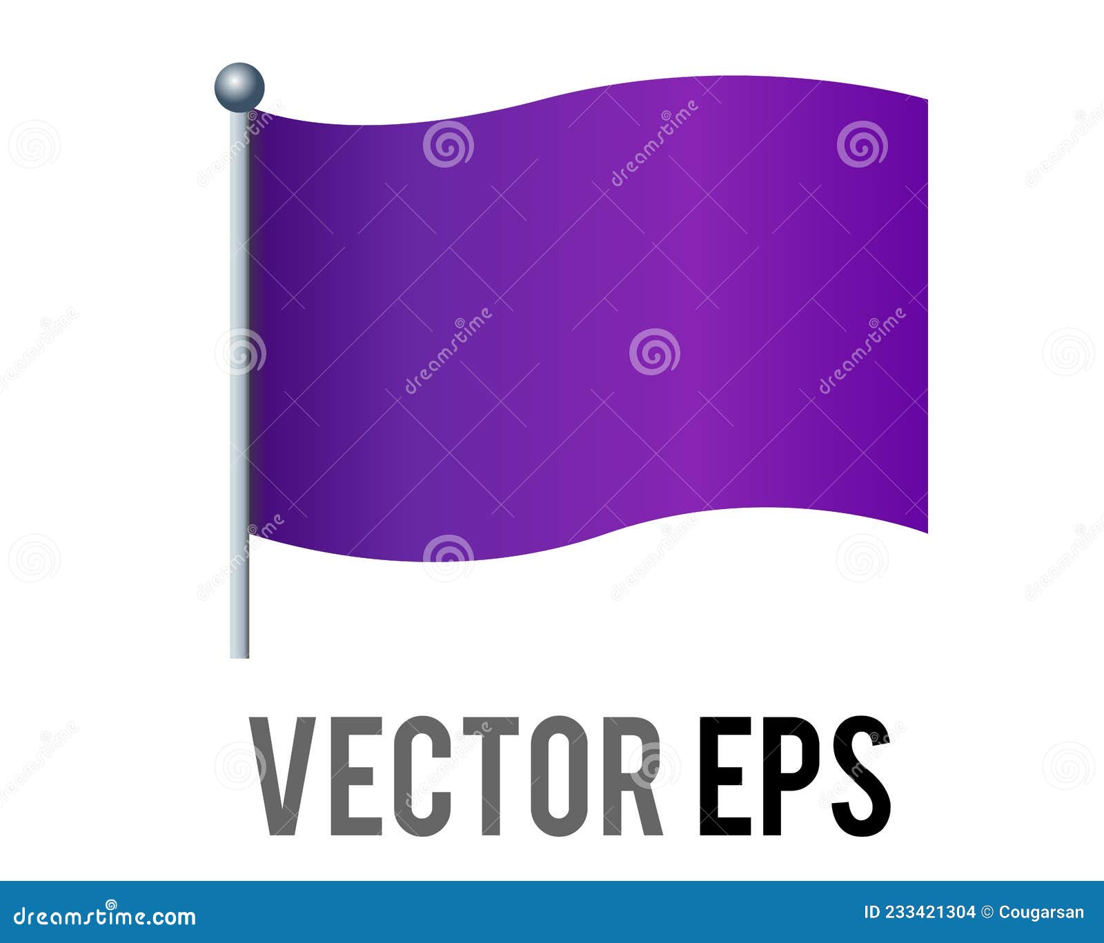 Icono De Bandera Violeta Violeta De Gradiente Rectangular Aislado ...