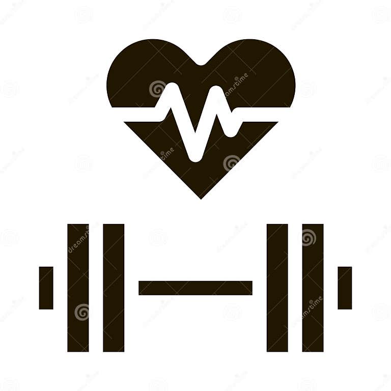 Icono De Biohackeo De Entrenamiento Cardiovascular Ilustración