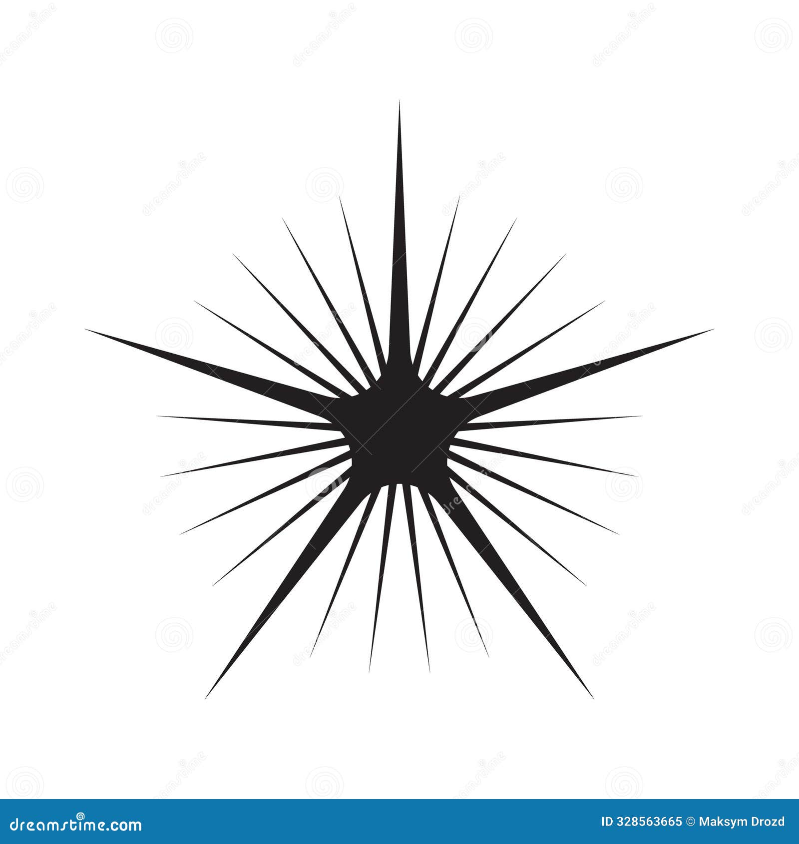 Icono de brillo. ilustración del vector. Ilustración de muestra - 328563665