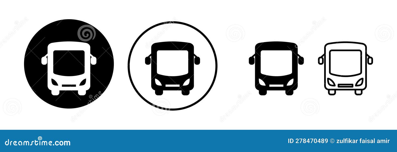 Icono De Bus . Icono De Vector De Bus Ilustración del Vector ...