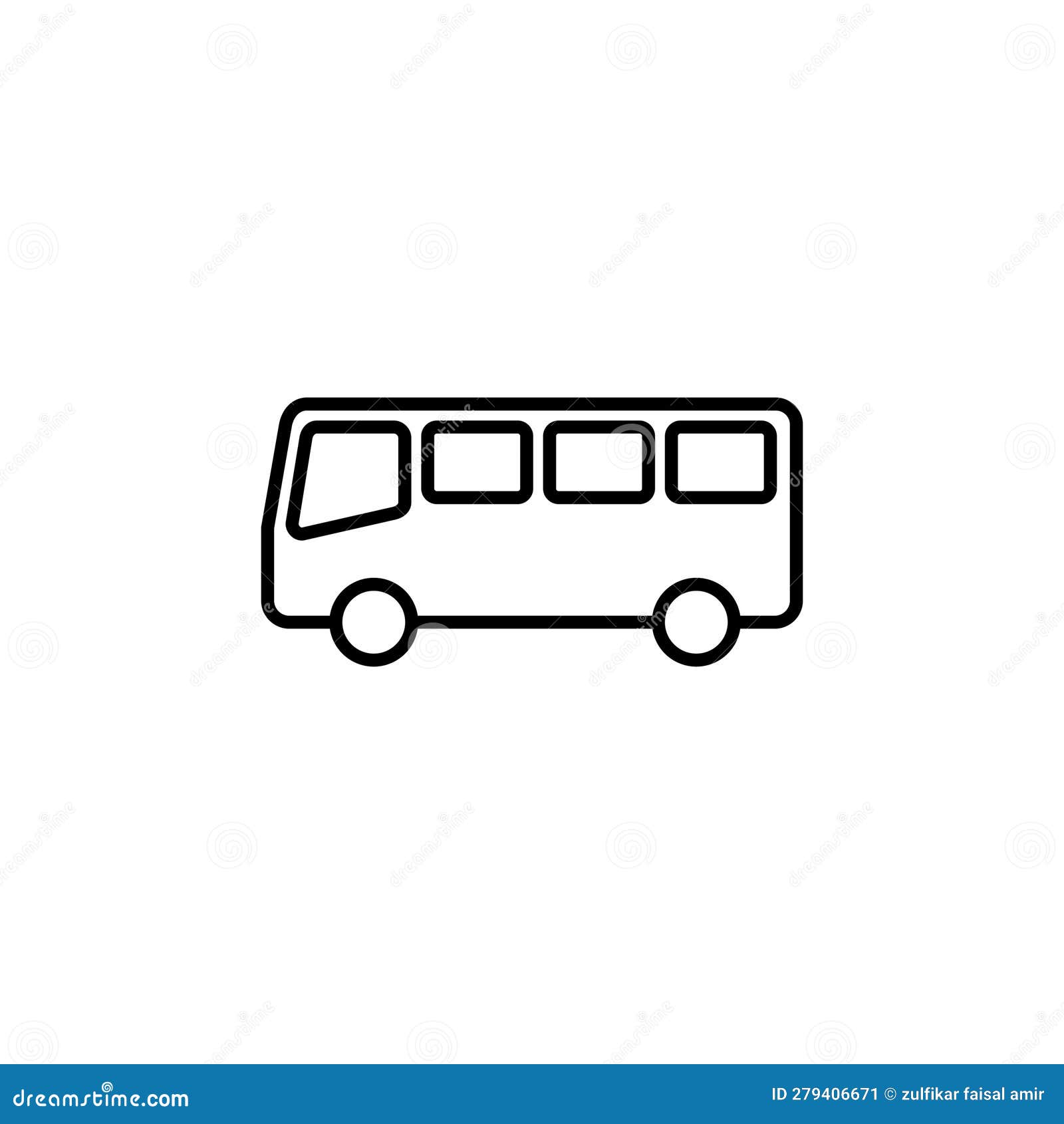 Icono De Bus . Icono De Vector De Bus Ilustración del Vector ...